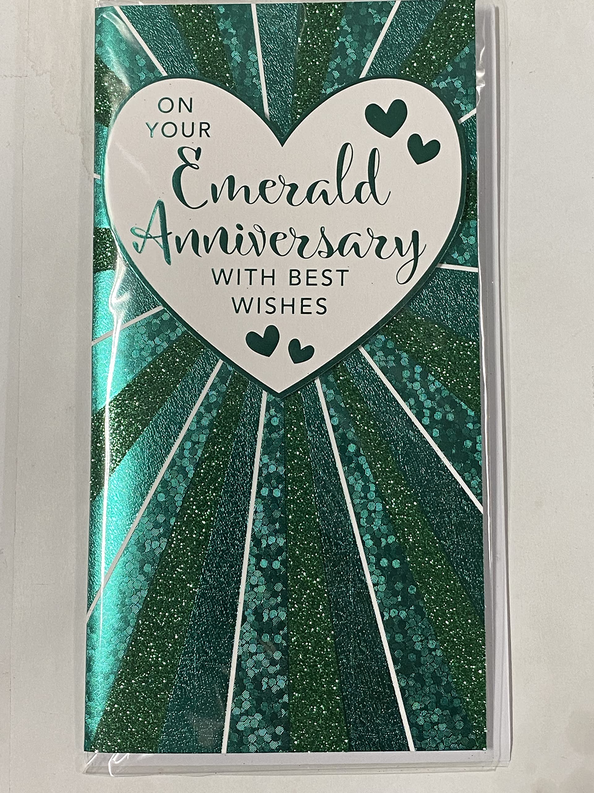 On Your Emerald Anniversary With Best Wishes 55th Wedding Anniversary ...