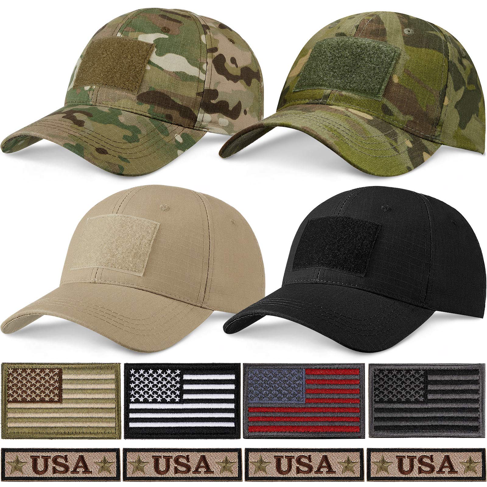 Geyoga Tactical Flag Hat Mili...B091FT5Q7T | Encarguelo.com