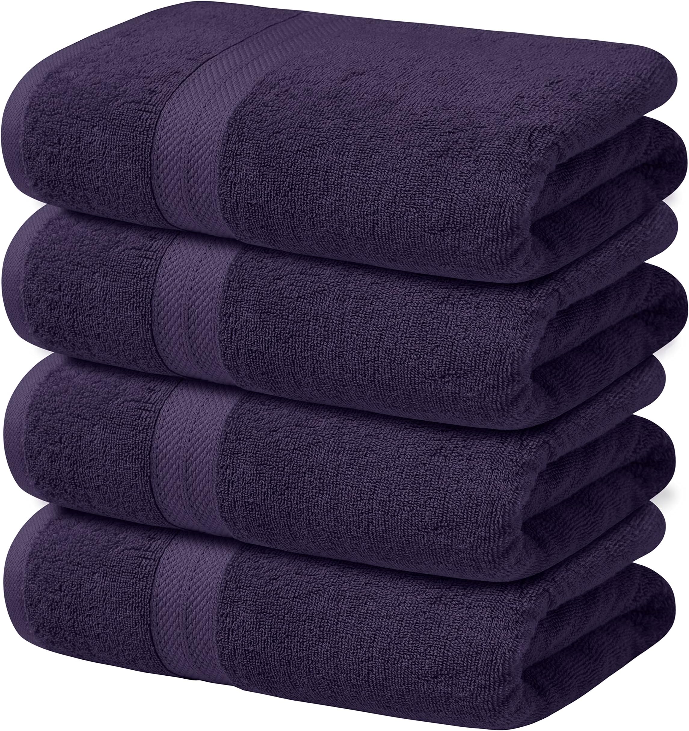 Amazon.com: Avalon Towels Bath Towels Set of 4, Size 30 x 60 Inches ...