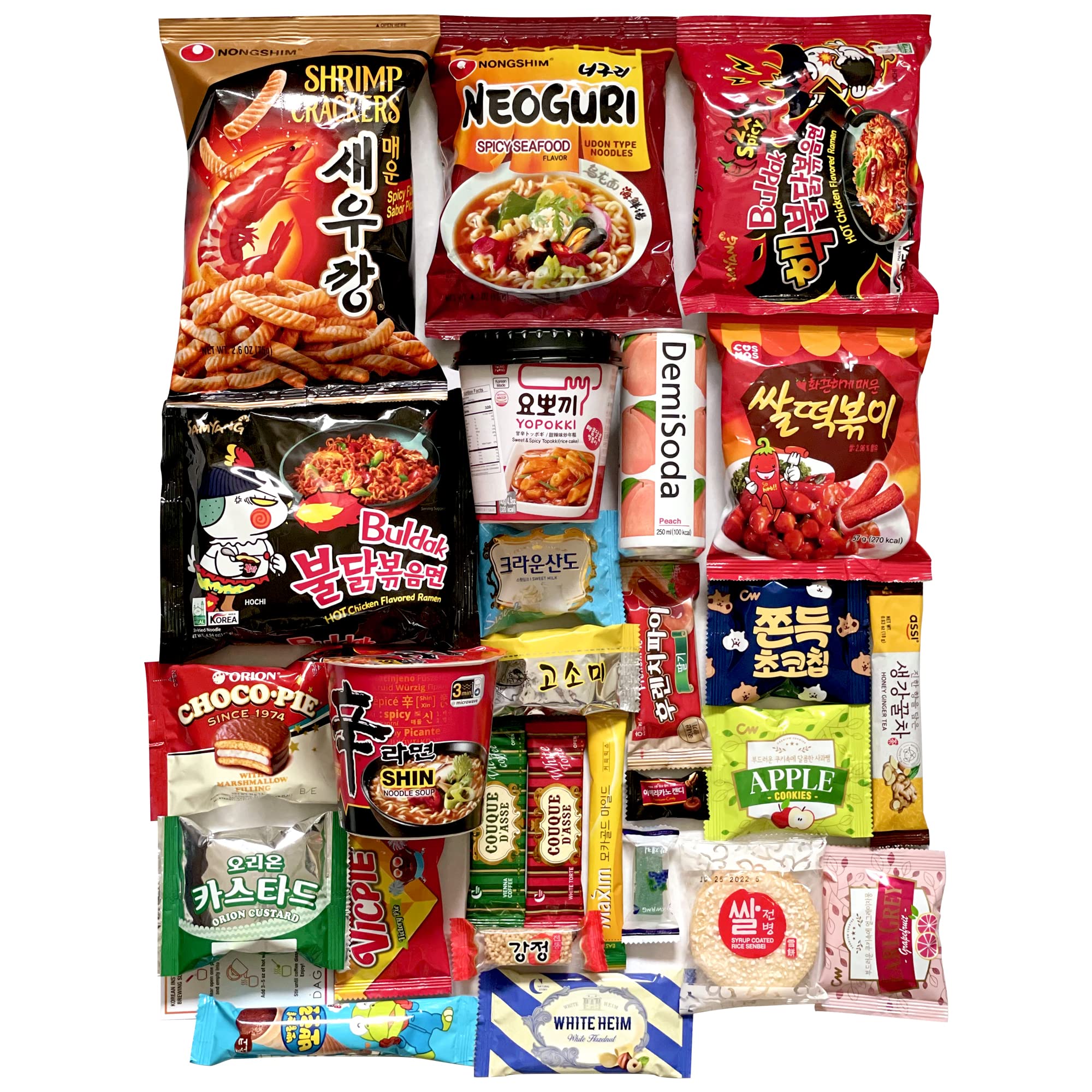 Dagaon Angry but Sweet Korean Snack Box 26 Count – Spicy Korean Foods ...