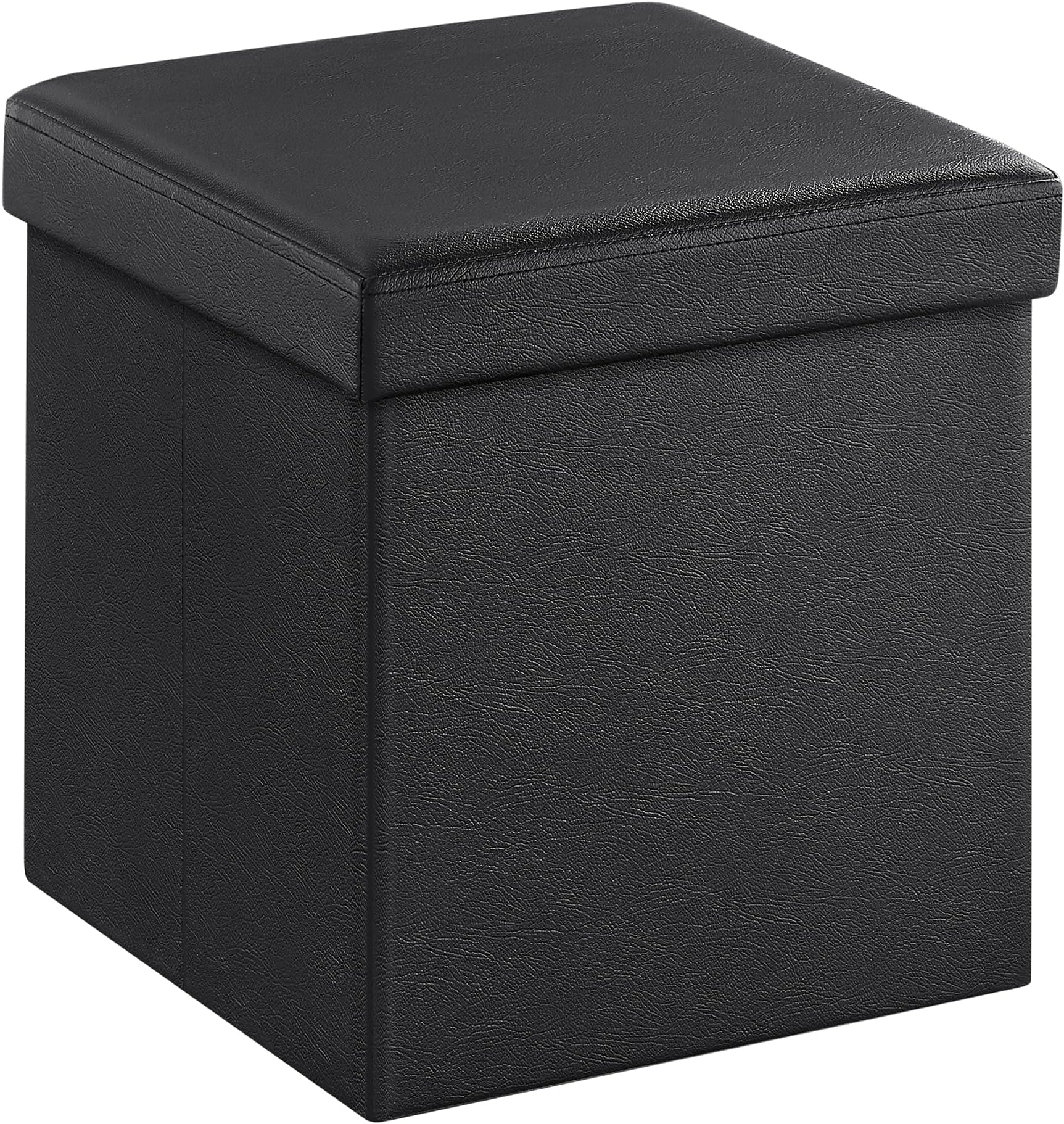 Amazon.com: SONGMICS Storage Ottoman, Foldable Small Ottoman Foot Rest ...