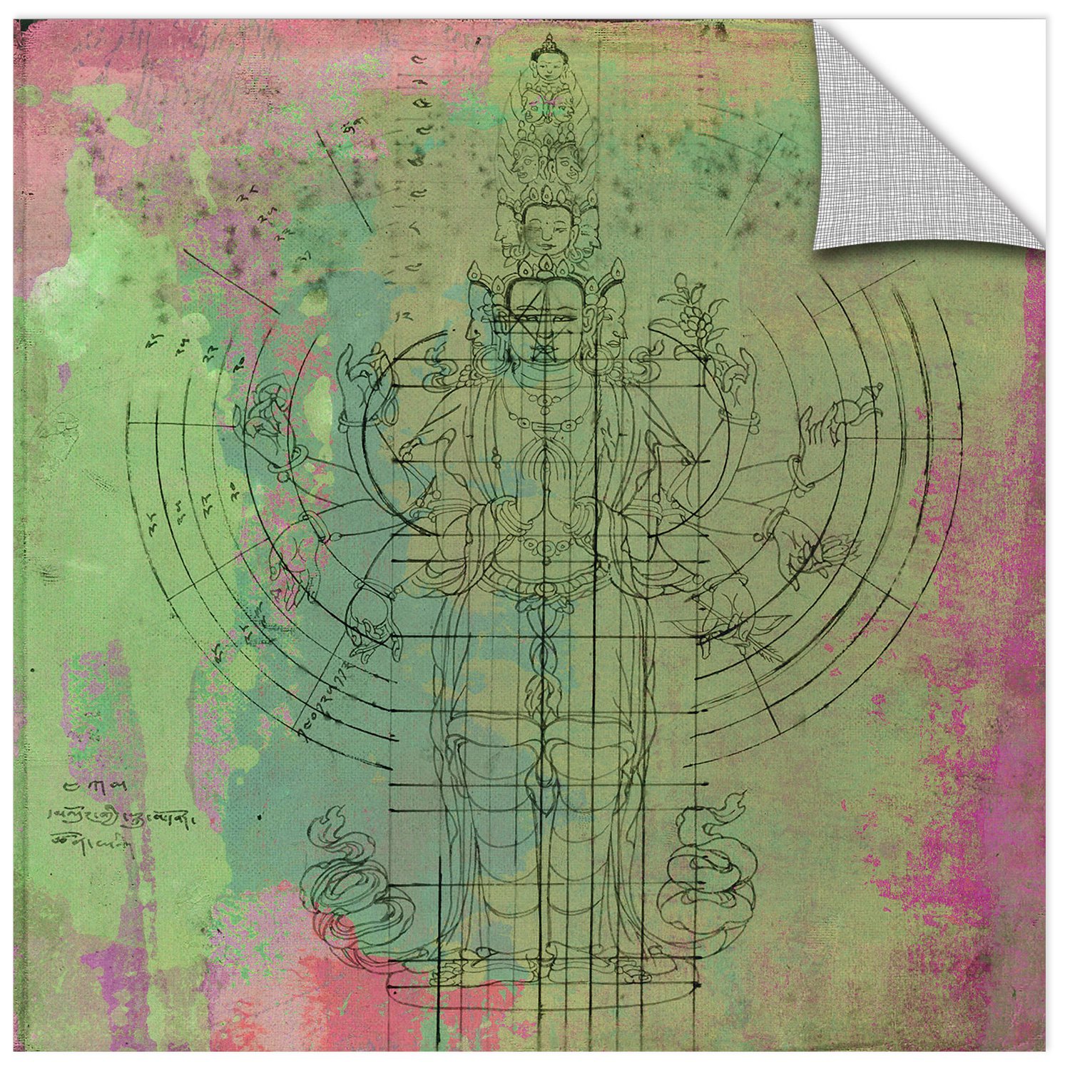 Buy Tremont Hill Elena Ray ''Buddha Remix VII'' Removable Wall Art ...