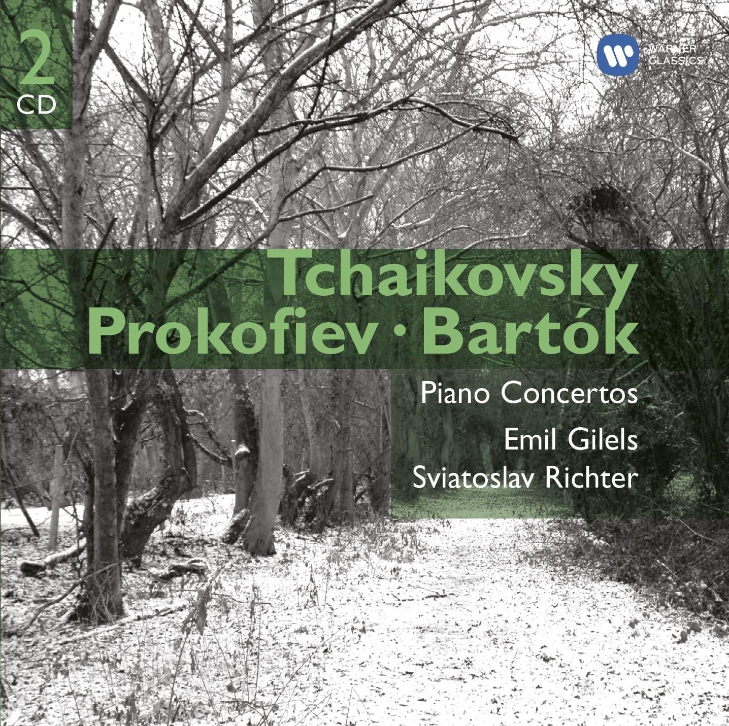 Tchaikovsky: Piano Concertos Nos. 1, 2 & 3 / Prokofiev: Piano Concerto No. 5 / Bartok: Piano ...