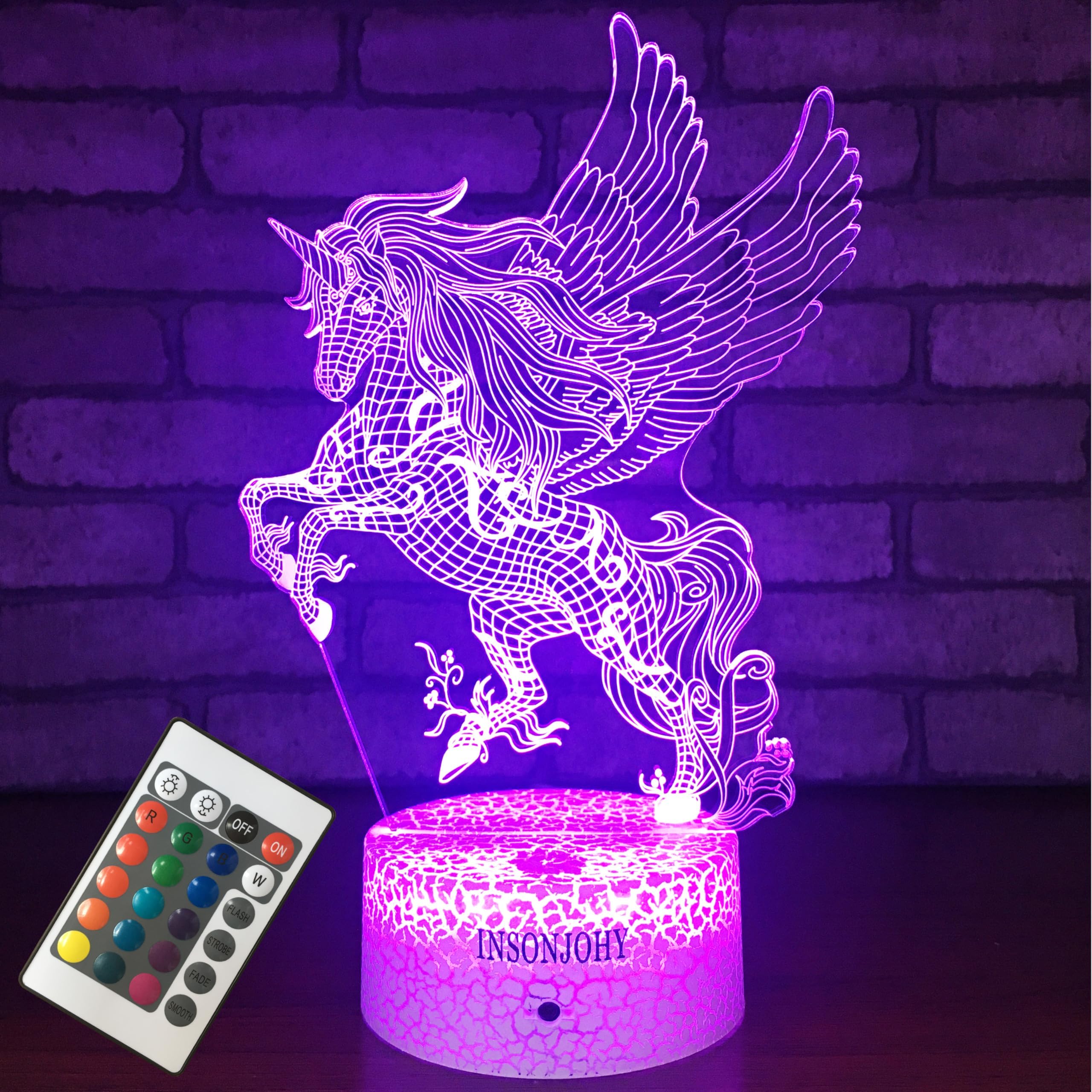 Amazon.com: INSONJOHY Gifts Night Lights for Kids Night Light with ...