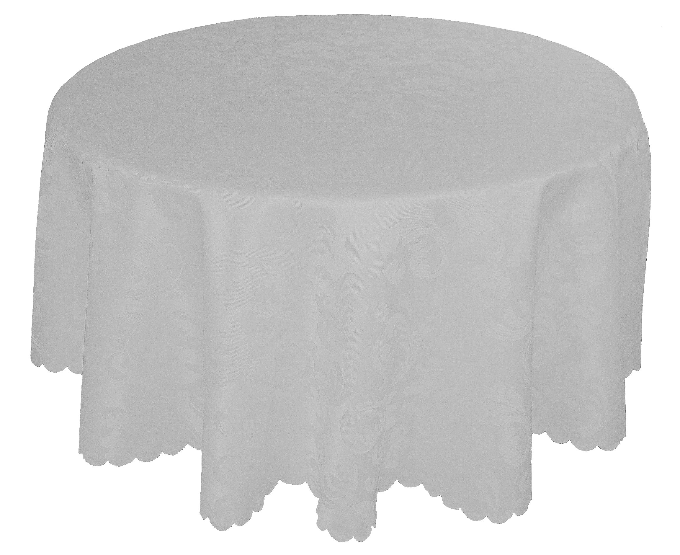 Amazon.com: EcoSol Designs - Microfiber Damask Waterproof Tablecloth ...