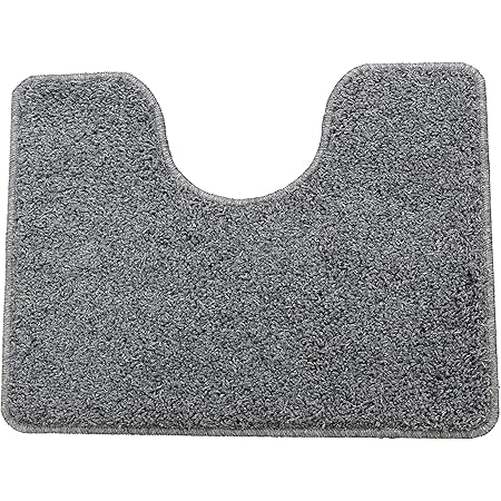 SrS Rugs® Toilet Mats Pedestal Only Machine Washable Non Slip Rubber ...