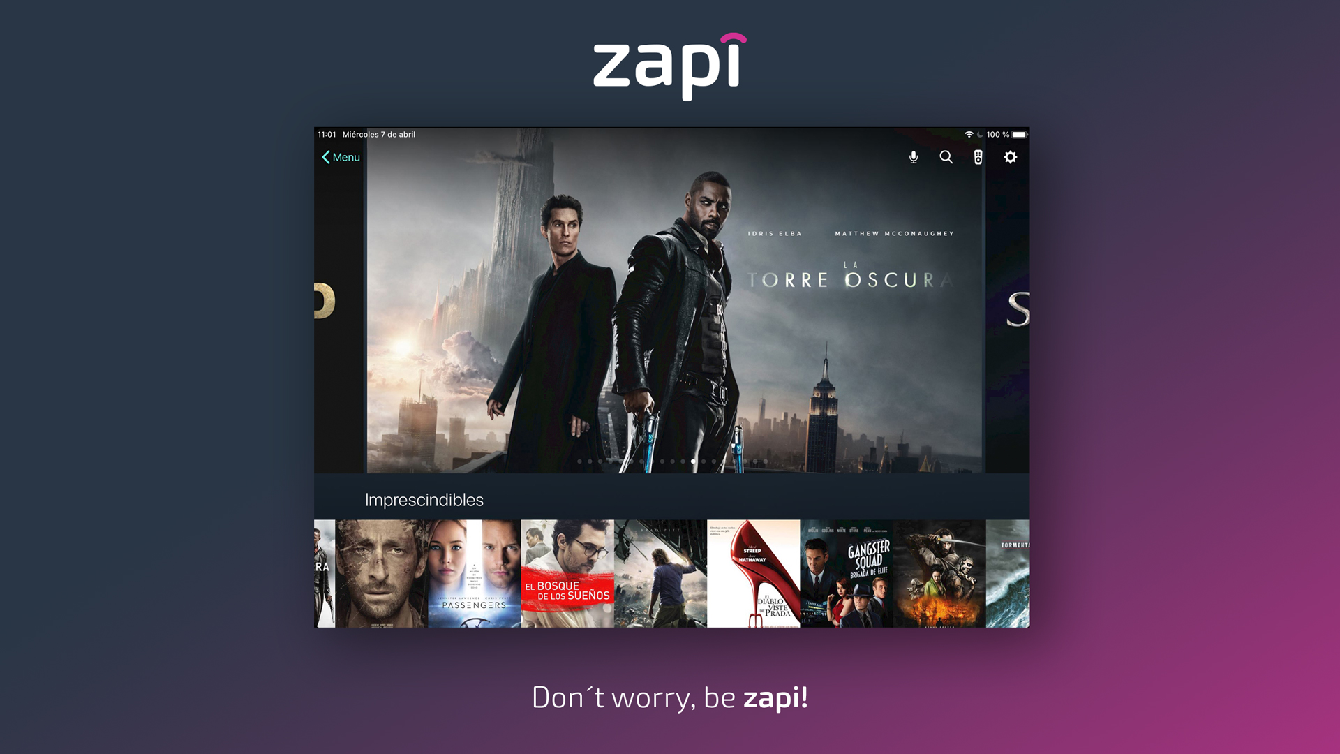 Aplicación Zapi en Amazon Appstore