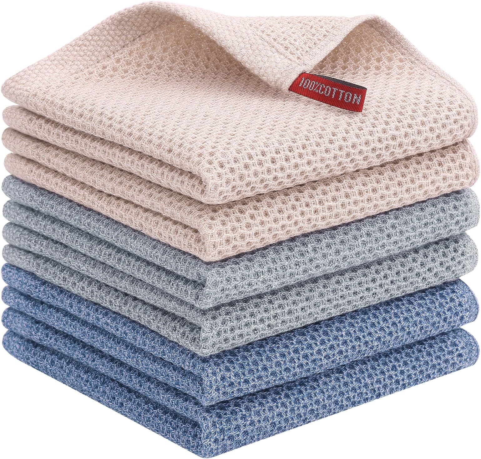 Amazon.com: World's Best Dish Cloth - Set of 6 - BLUE : Home & Kitchen