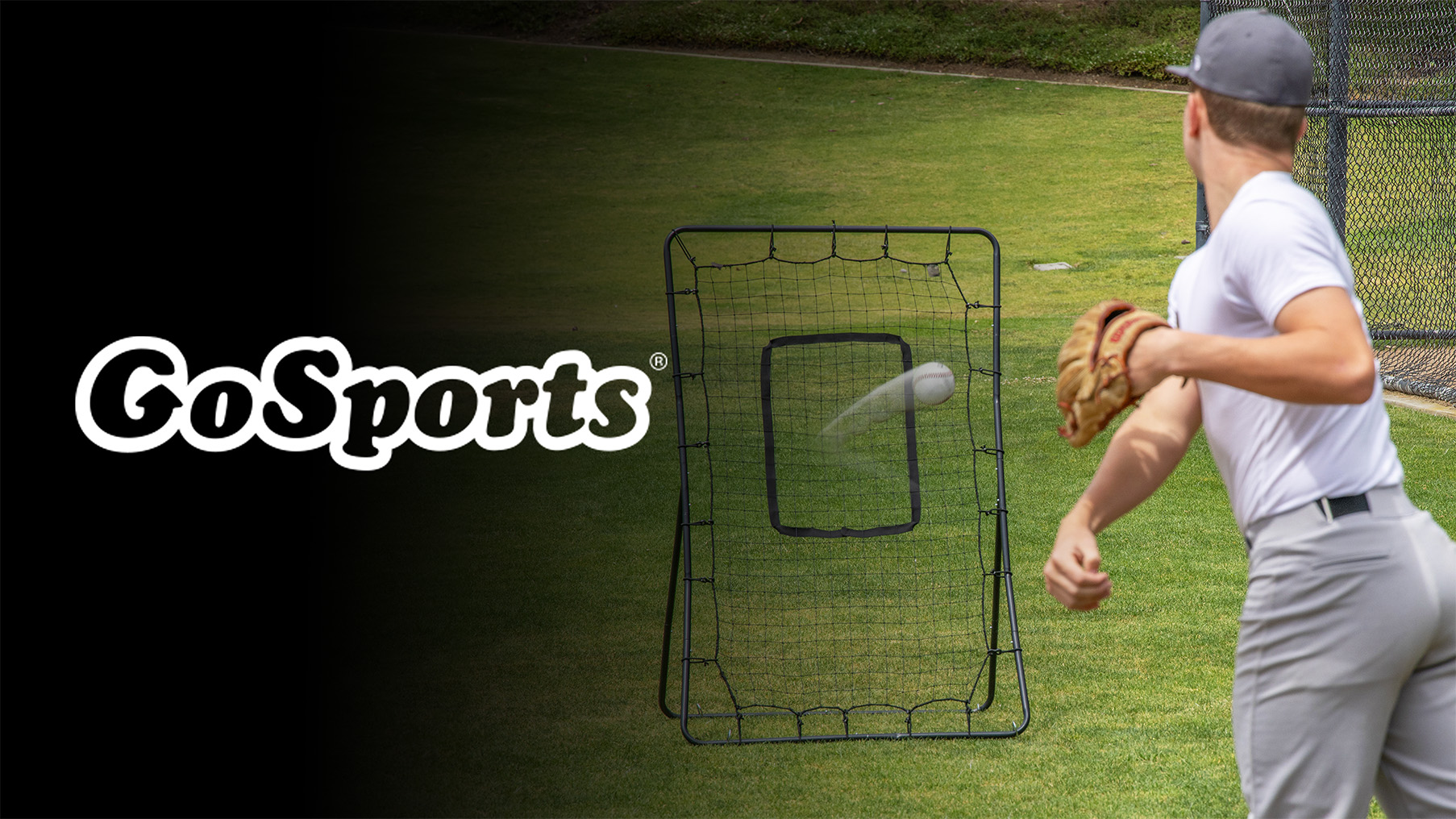 Watch GoSports Baseball & Softball Pitching and Fielding Rebounder on ...