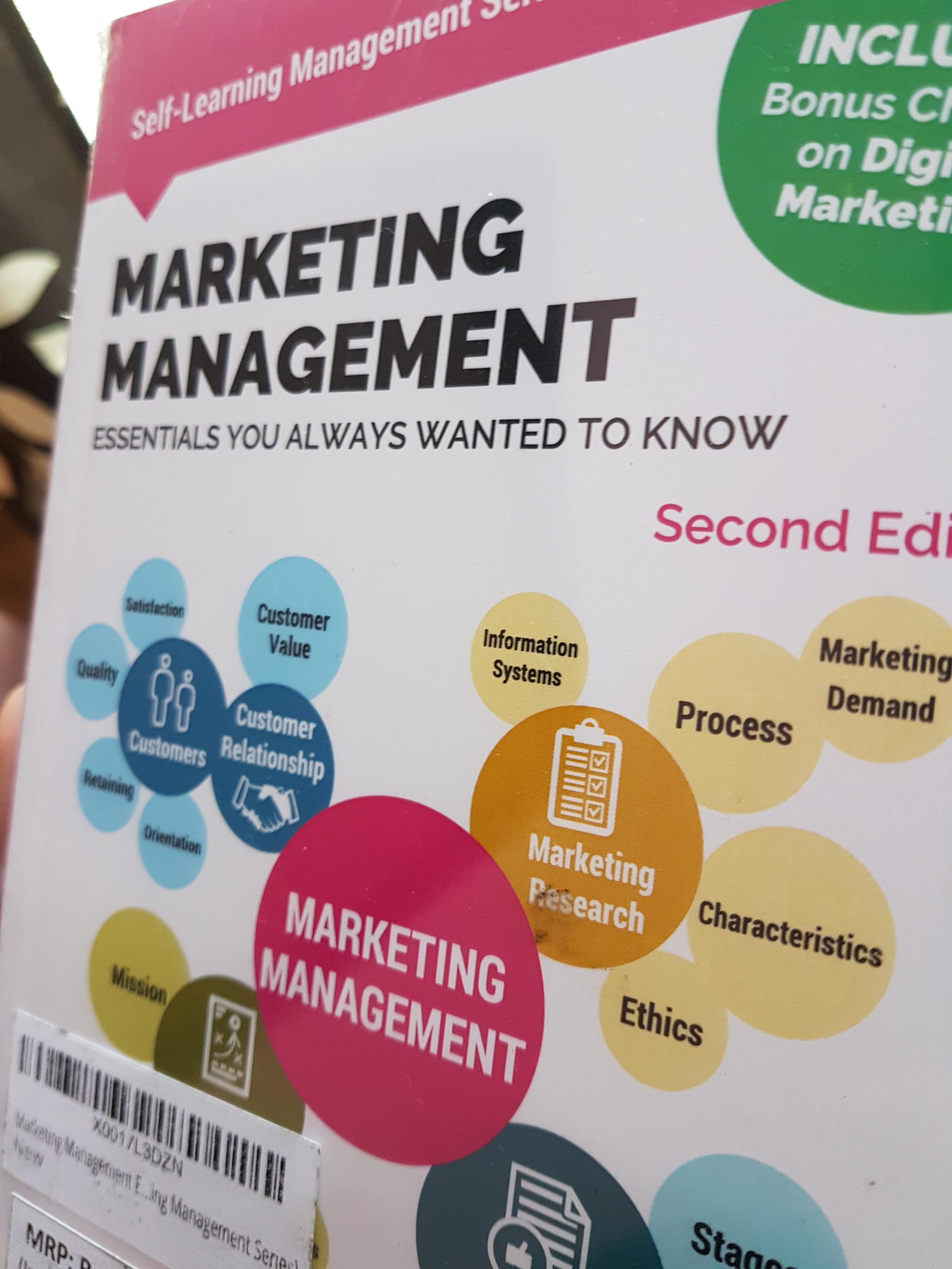 Buy Marketing Management Essentials You Always Wanted To Know (Self ...