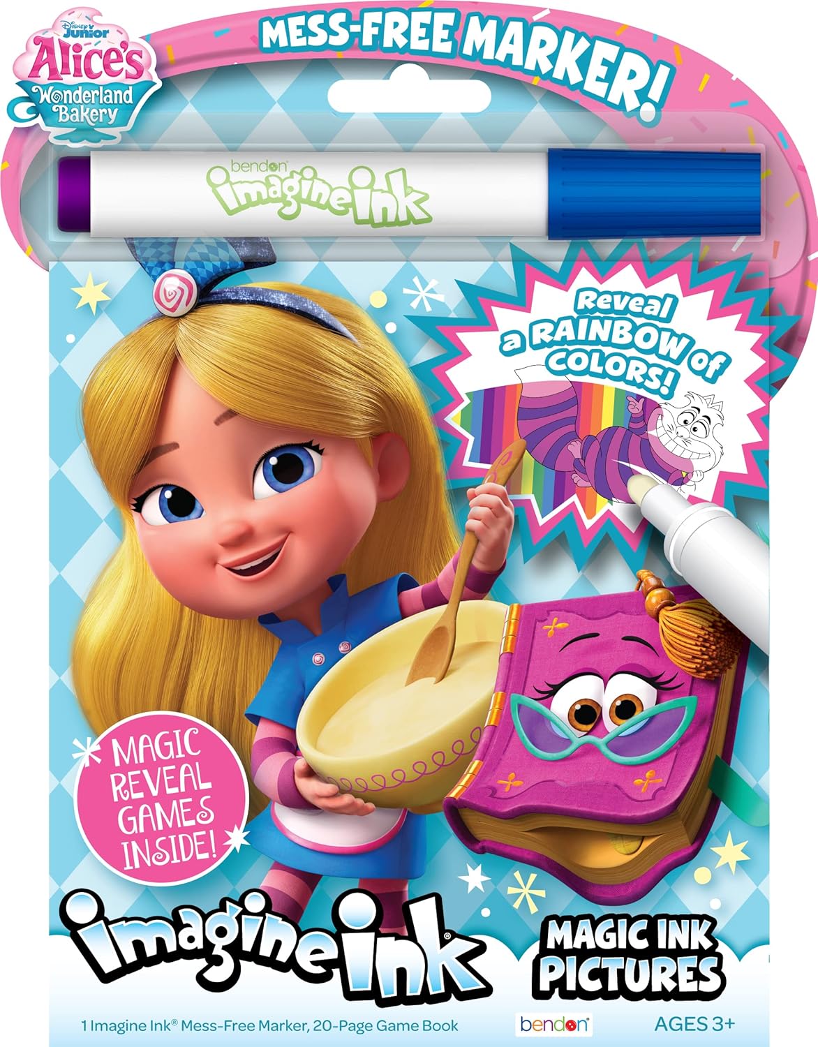 Amazon.co.jp: Bendon Imagine Ink Alice's Wonderland ベーカリー マジックインク 絵とゲーム ...