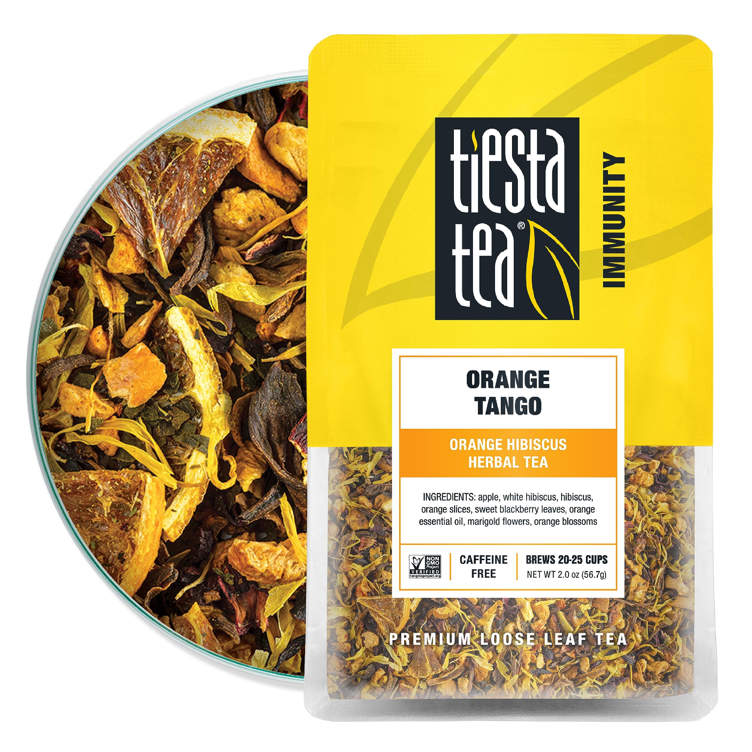 Amazon.com : Tiesta Tea - Orange Tango | Orange Hibiscus Herbal Tea ...