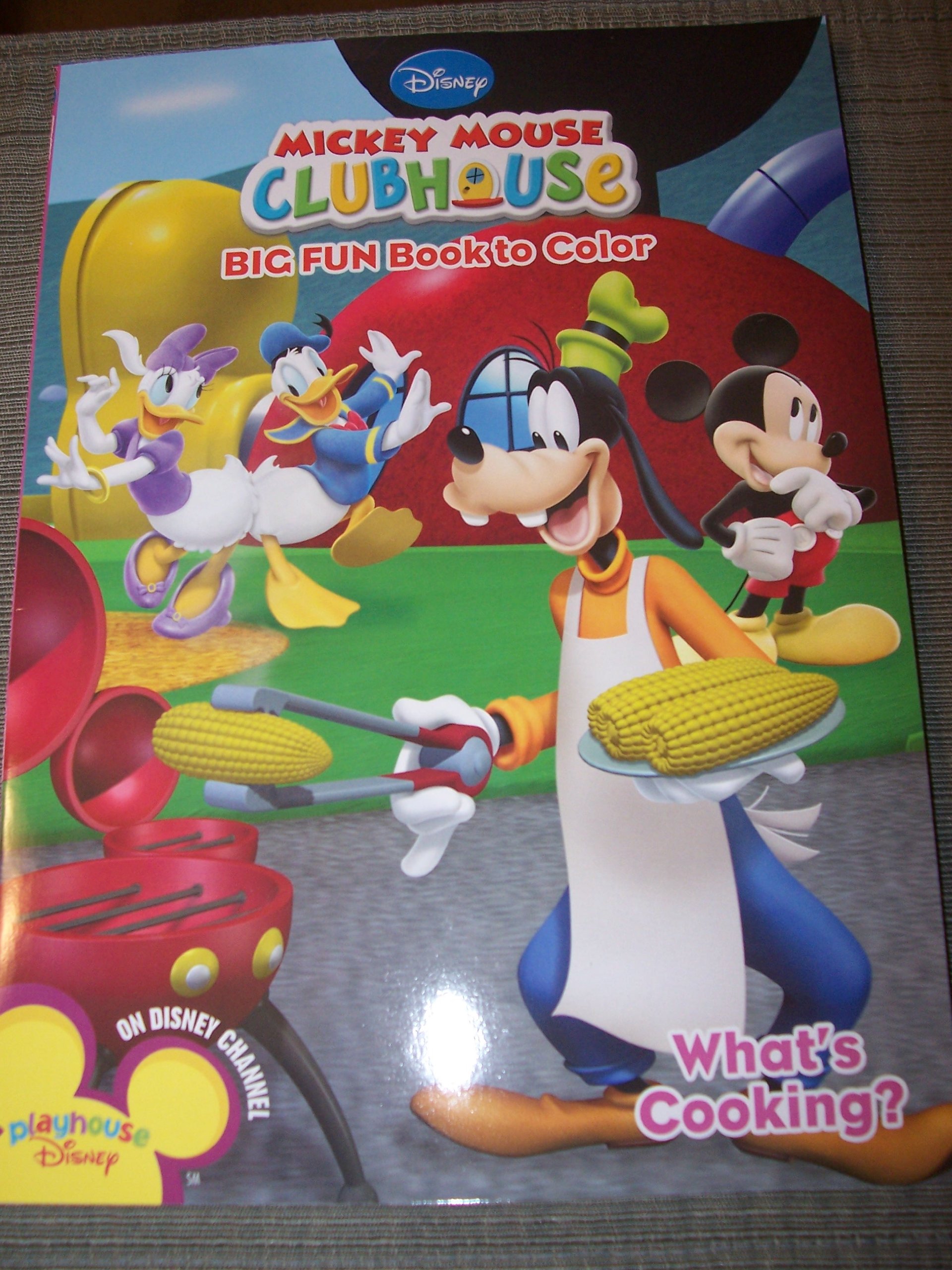 Mickey Cooking Coloring Pages