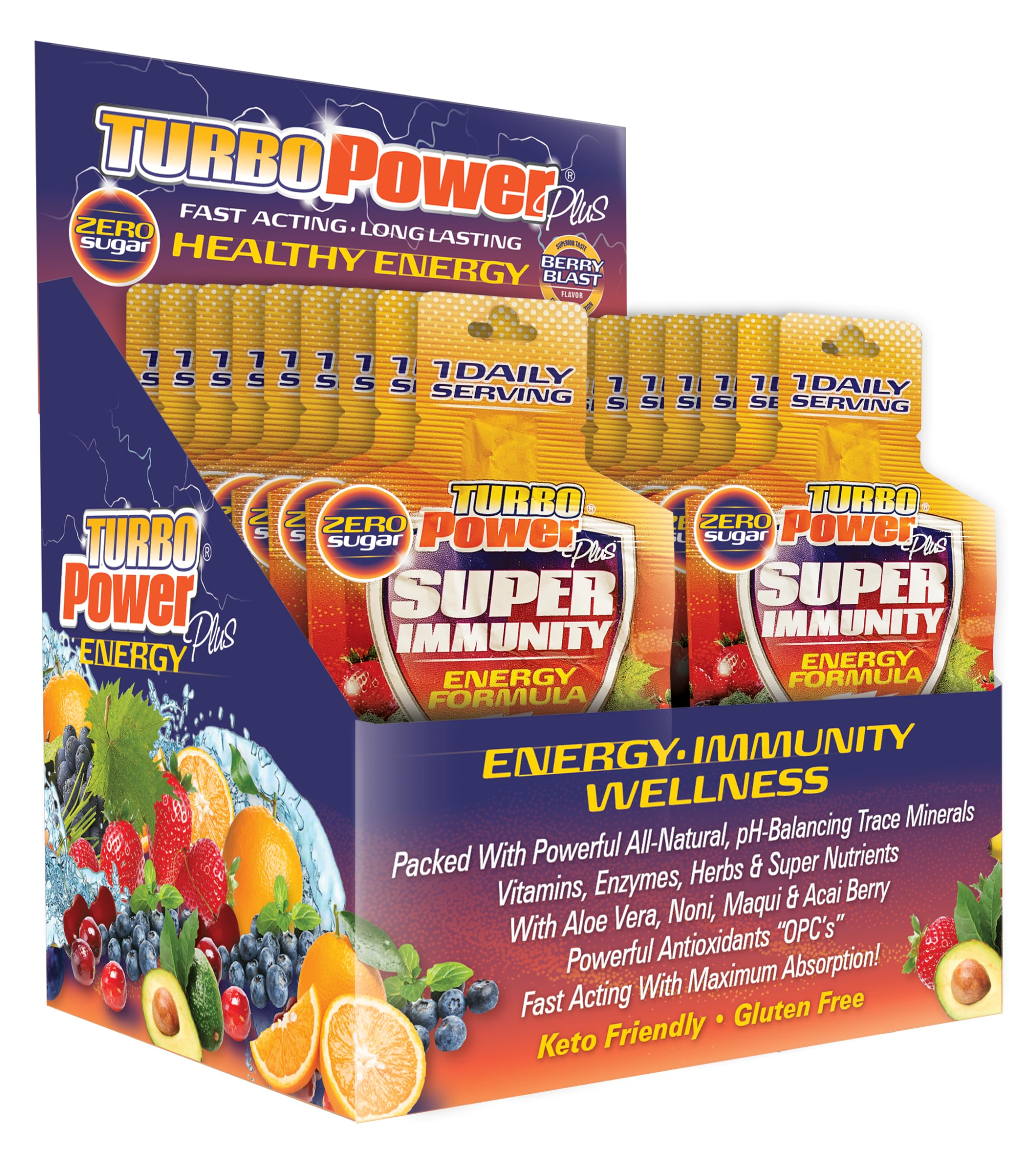 Amazon.com: Turbo Power Plus Immune Support 1 Oz. Energy Formula: 17 ...