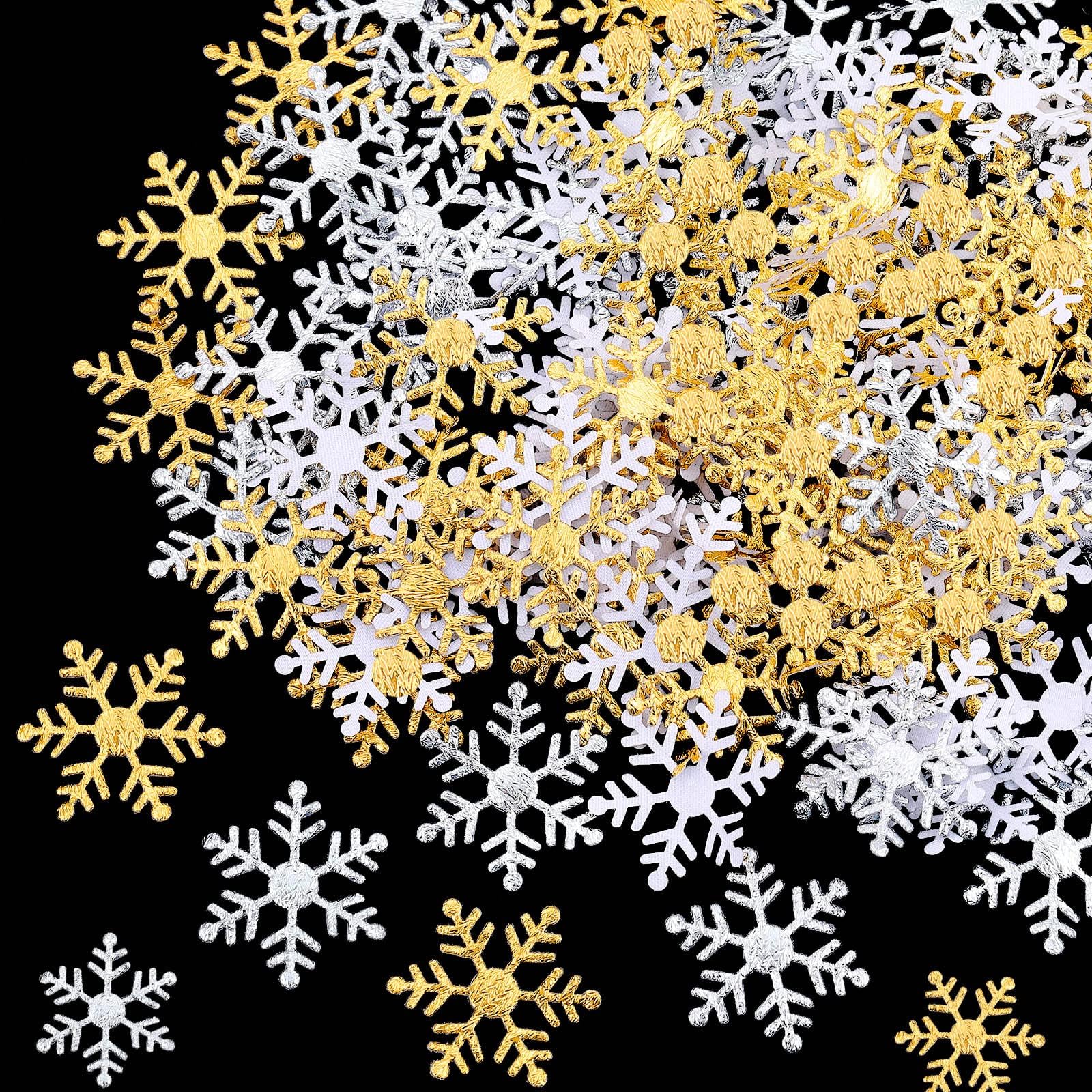 Amazon.com: Beistle Iridescent Snowflakes Confetti 1/2 Ounce : Home ...