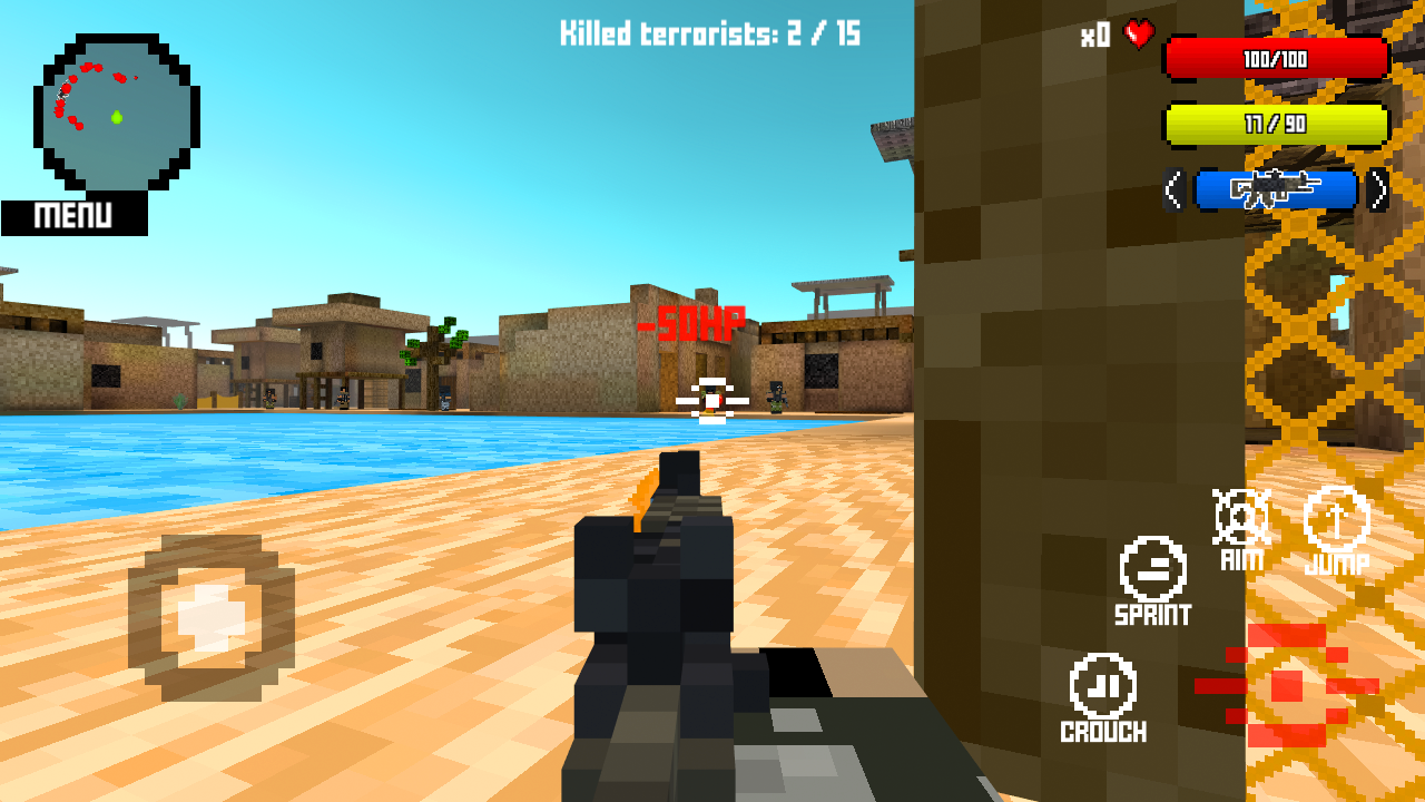 Blocky Strike Pixel Shooting - App on the Amazon Appstore