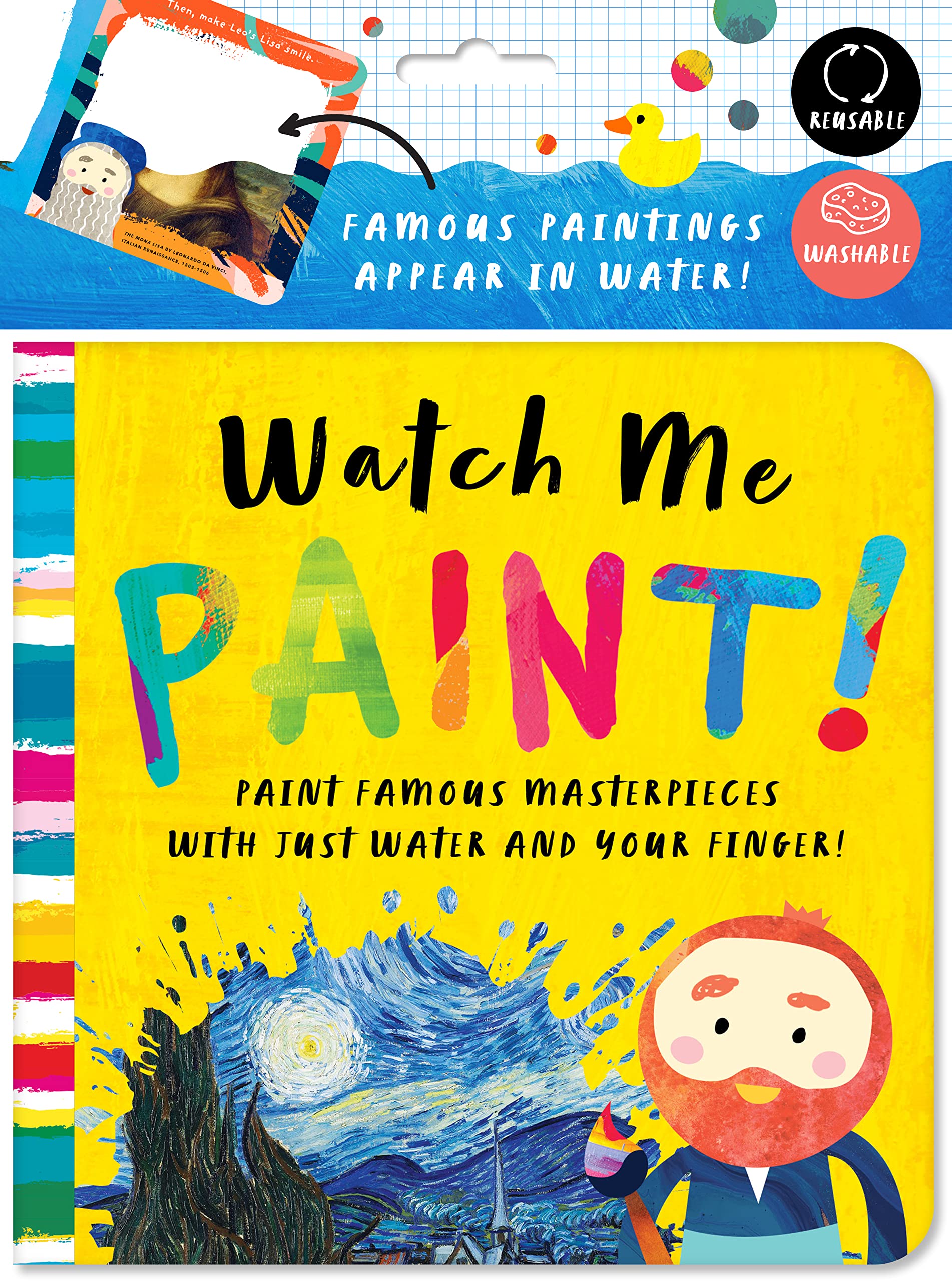 Watch Me Paint: Paint Famous Masterpieces with Just Your Finger!: Color ...