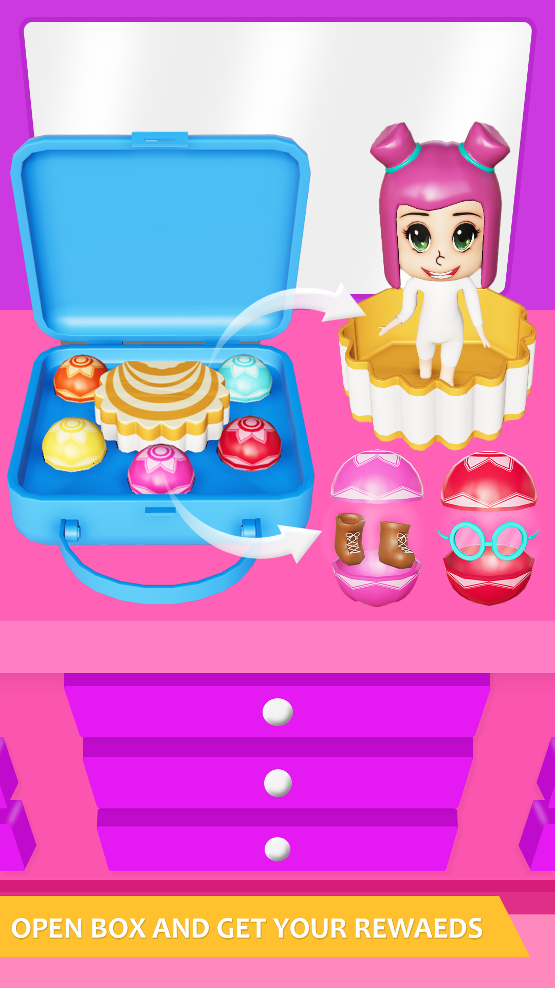 Surprise Blind Box Princess Doll Makeup Kit Unbox Labubu Salon Game ...