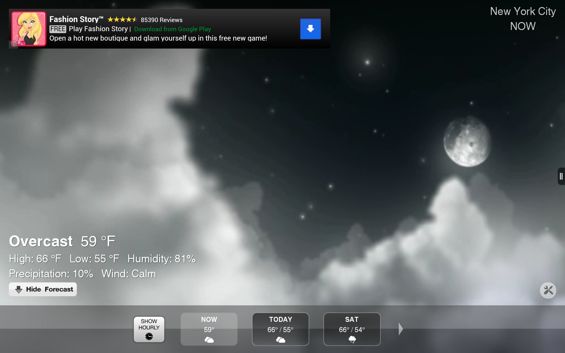 Weather HD for Tablets Free - App on Amazon Appstore