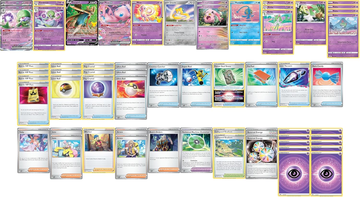 Amazon.com: Competitive Scream Gardevoir Psychic Deck - Very Strong ...