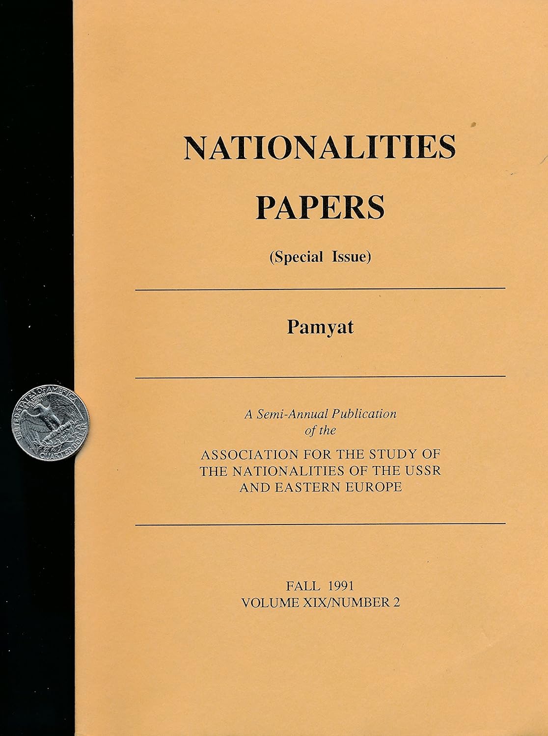 Nationalities Papers : A Pamyat Manifesto; Pamyat - A Force For Change ...