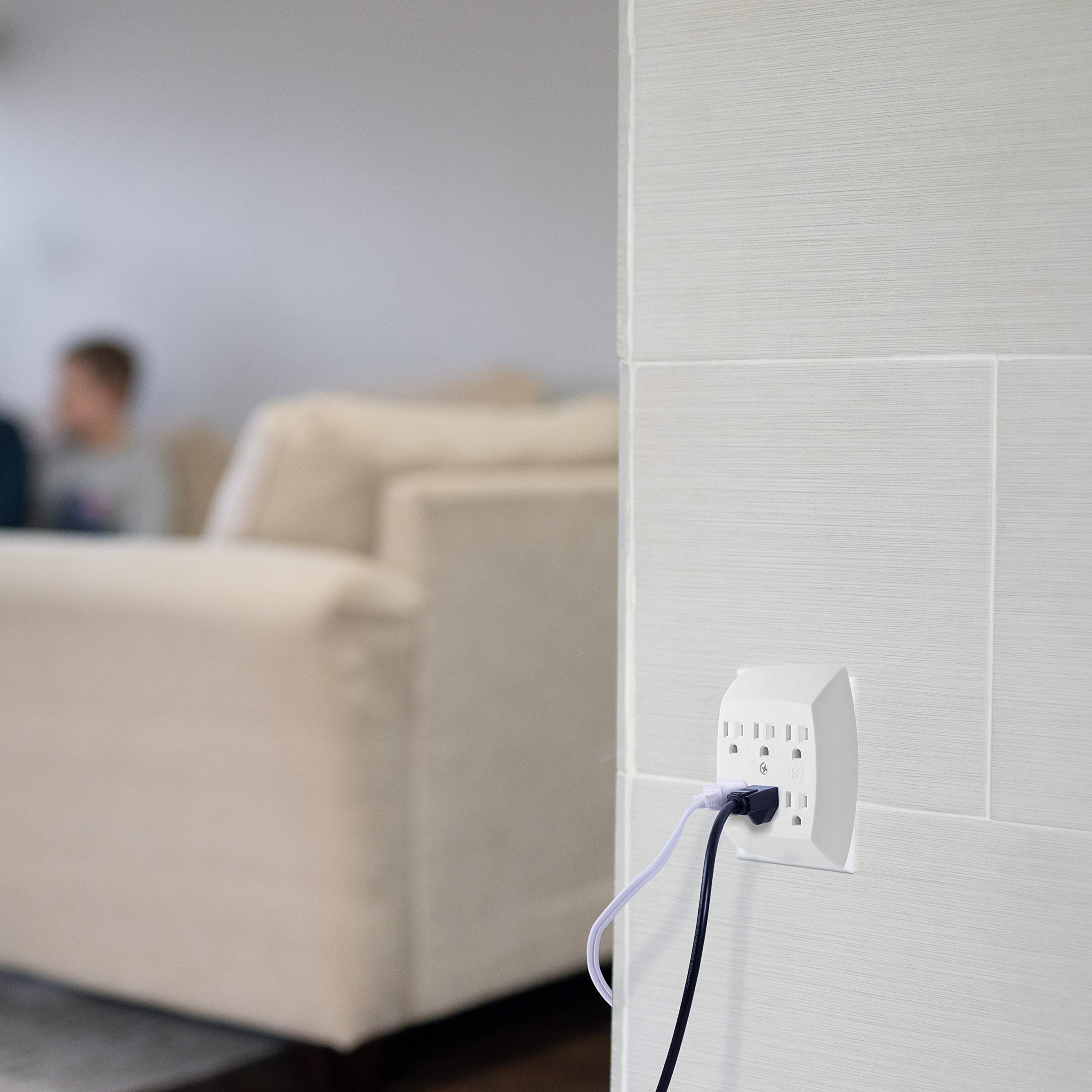 Snapklik.com : Home Electrical 6-Outlet Extender Wall Tap, 2 Pack ...