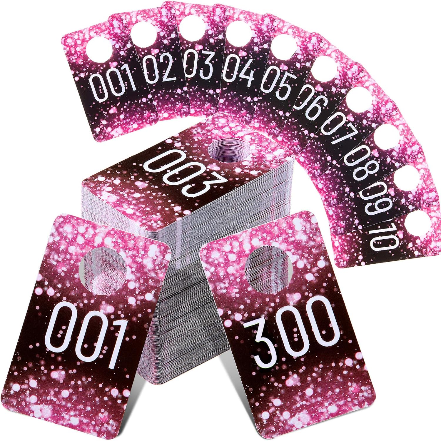 Live Plastic Number Tags Consecutive Live Number Tag, Reusable Normal ...