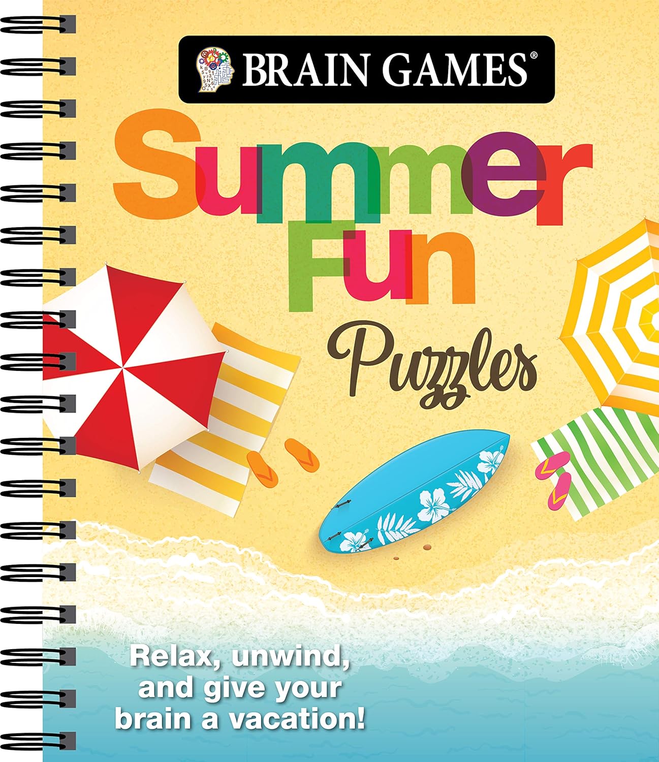 Amazon.com: Brain Games - Summer Fun Puzzles: Relax, Unwind, and Give ...