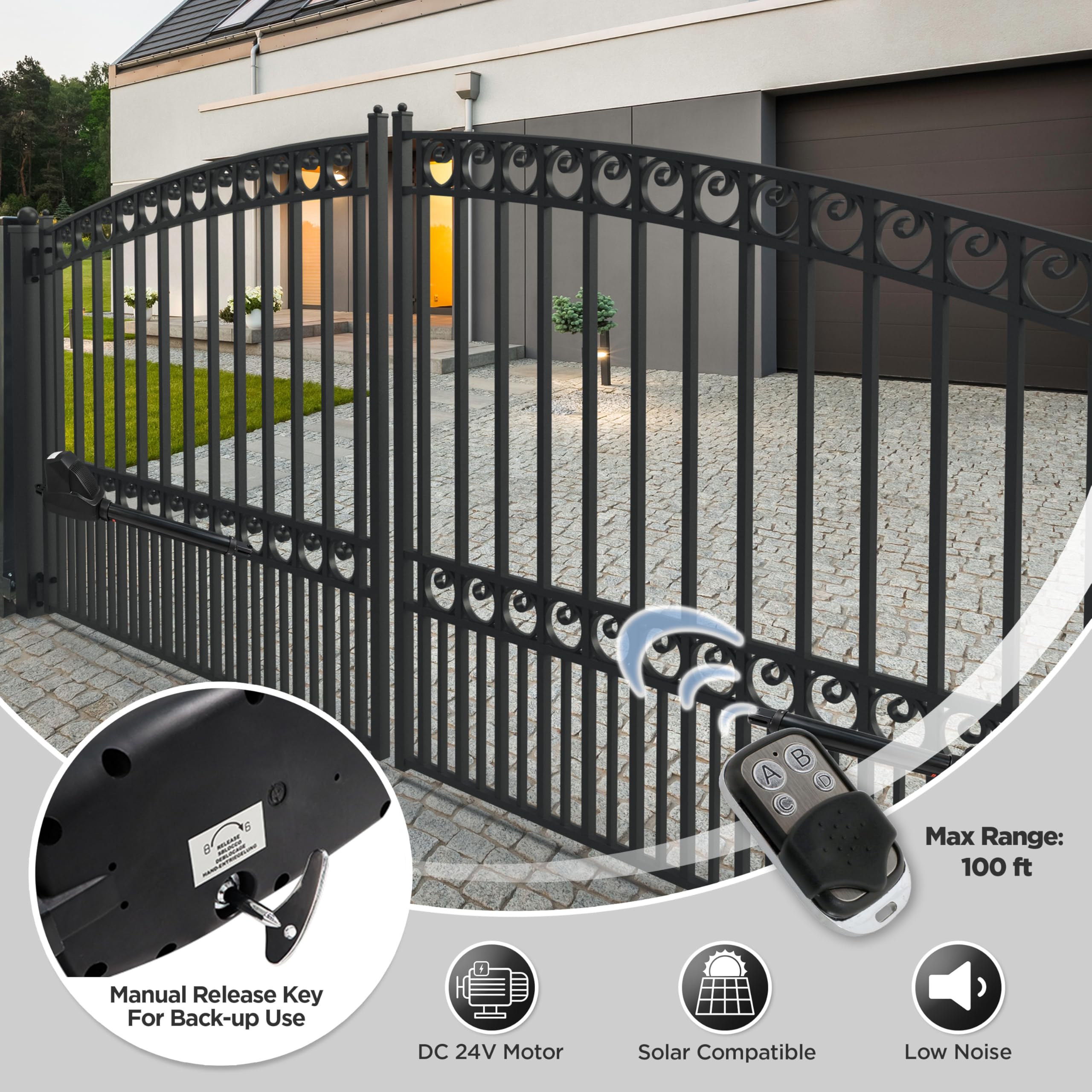 Aleko Gate Openers Solar Aleko Motorar900 Motor For Sliding Gate