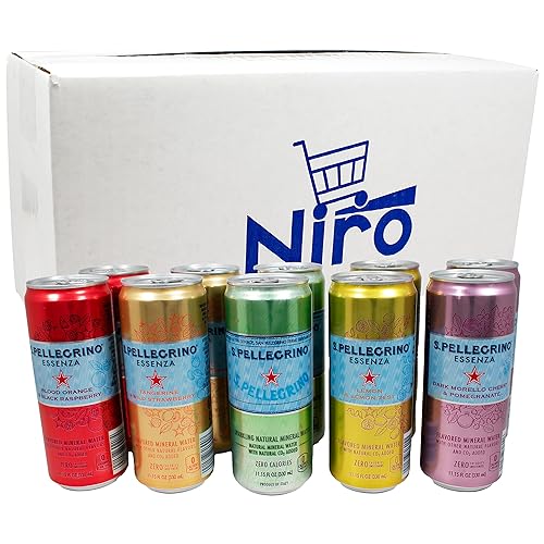 Snapklik.com : Assortment Essenza Flavored Mineral And Sparkling Water 10 Pack 5 Flavor Variety ...