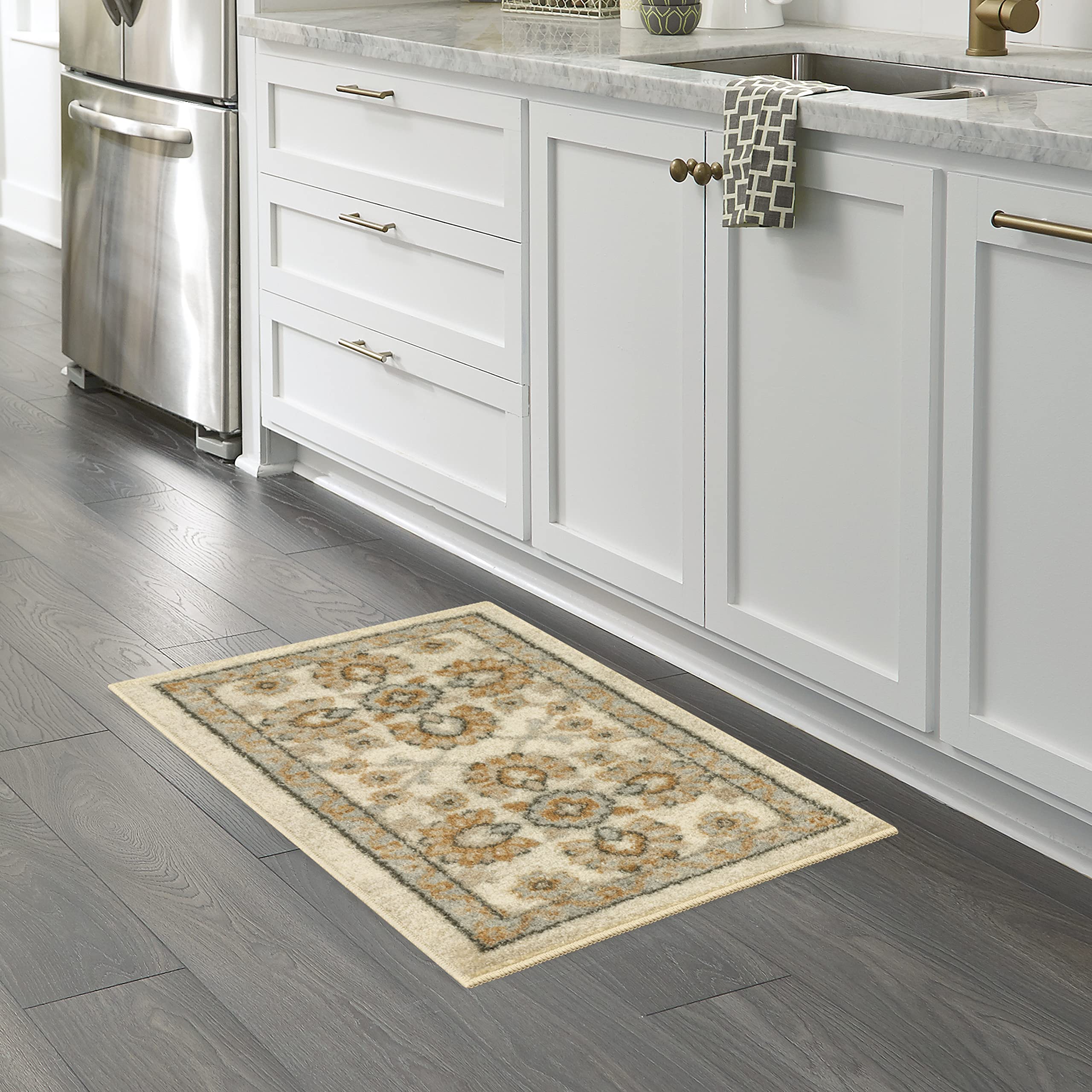 Maples Rugs Danville Kitchen Rugs Non Skid Accent Area Carpet [Made in ...