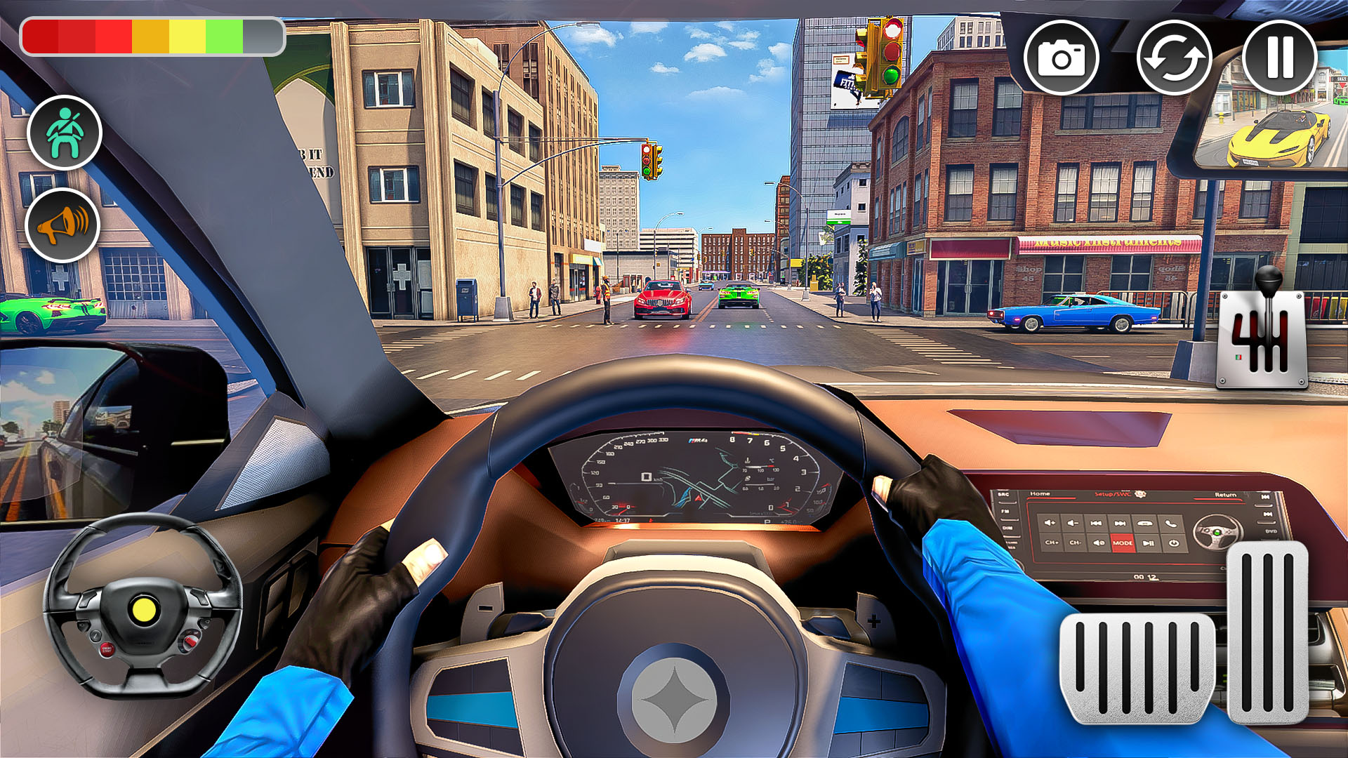 Car Driving School Learn Drive Test Mission - Perform Car Parking ...