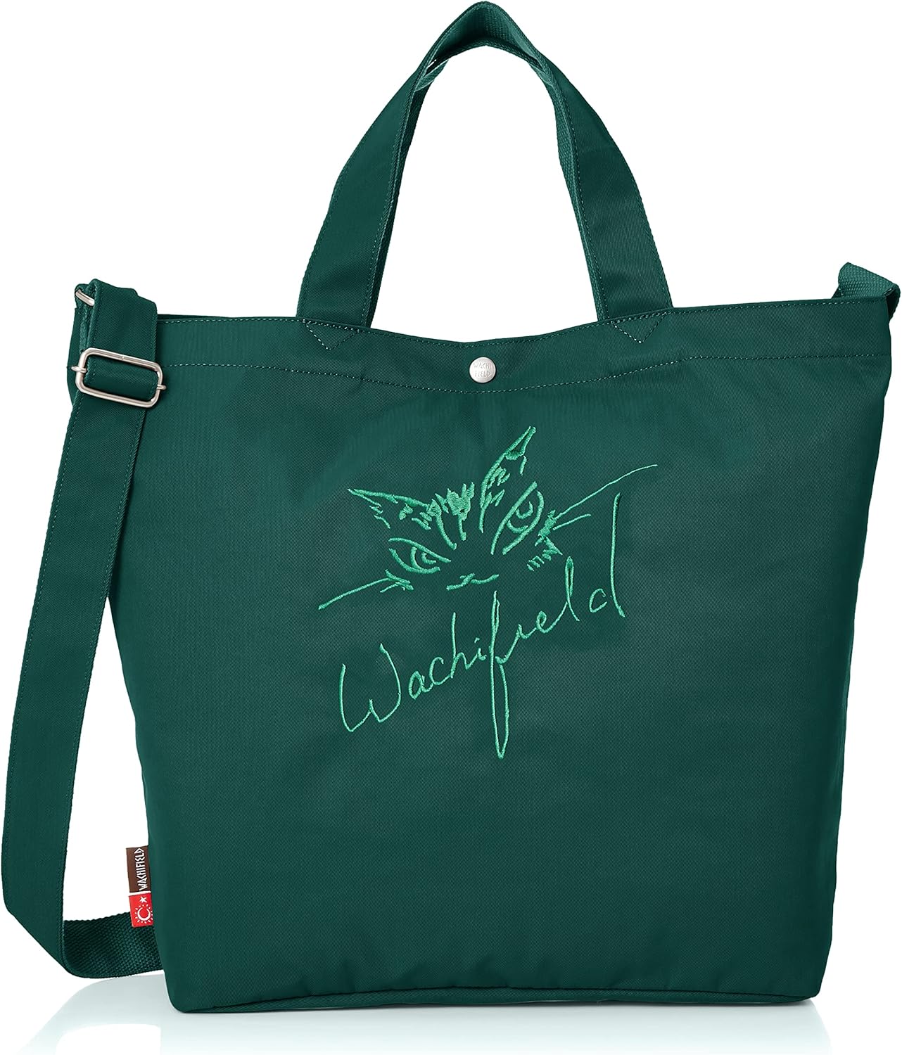 Amazon | [わちふぃーるど] 猫のダヤン ショルダー紐付き・2way刺繍トートバッグ(大) ショルダーバッグ 斜め掛けバッグ 大容量 撥水 WTPL-04 WTPL-02 レディース ...