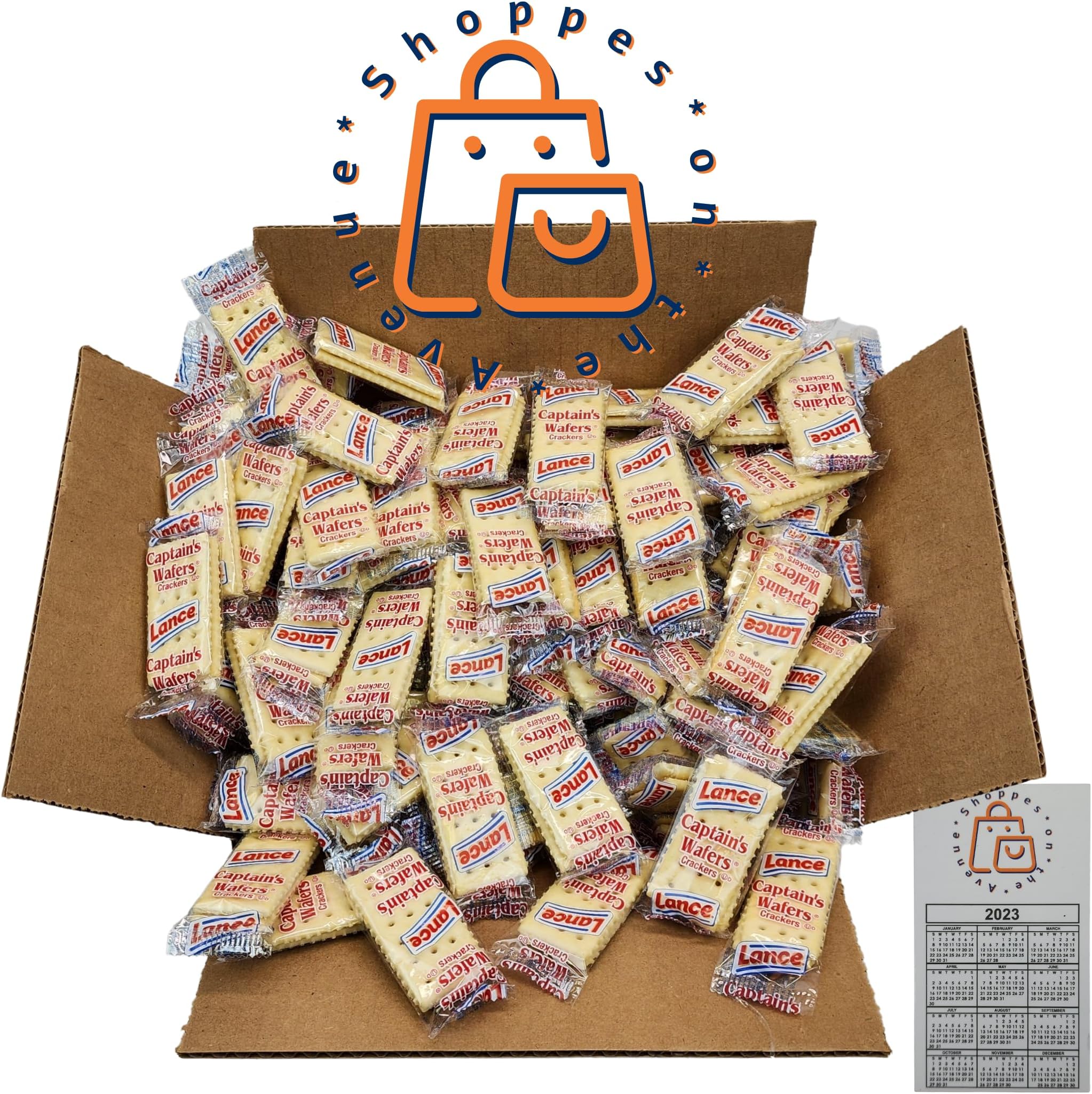 Amazon.com: Lance Captain's Wafers - 100 Single Serve Packs - Each Individually Wrapped Pack ...