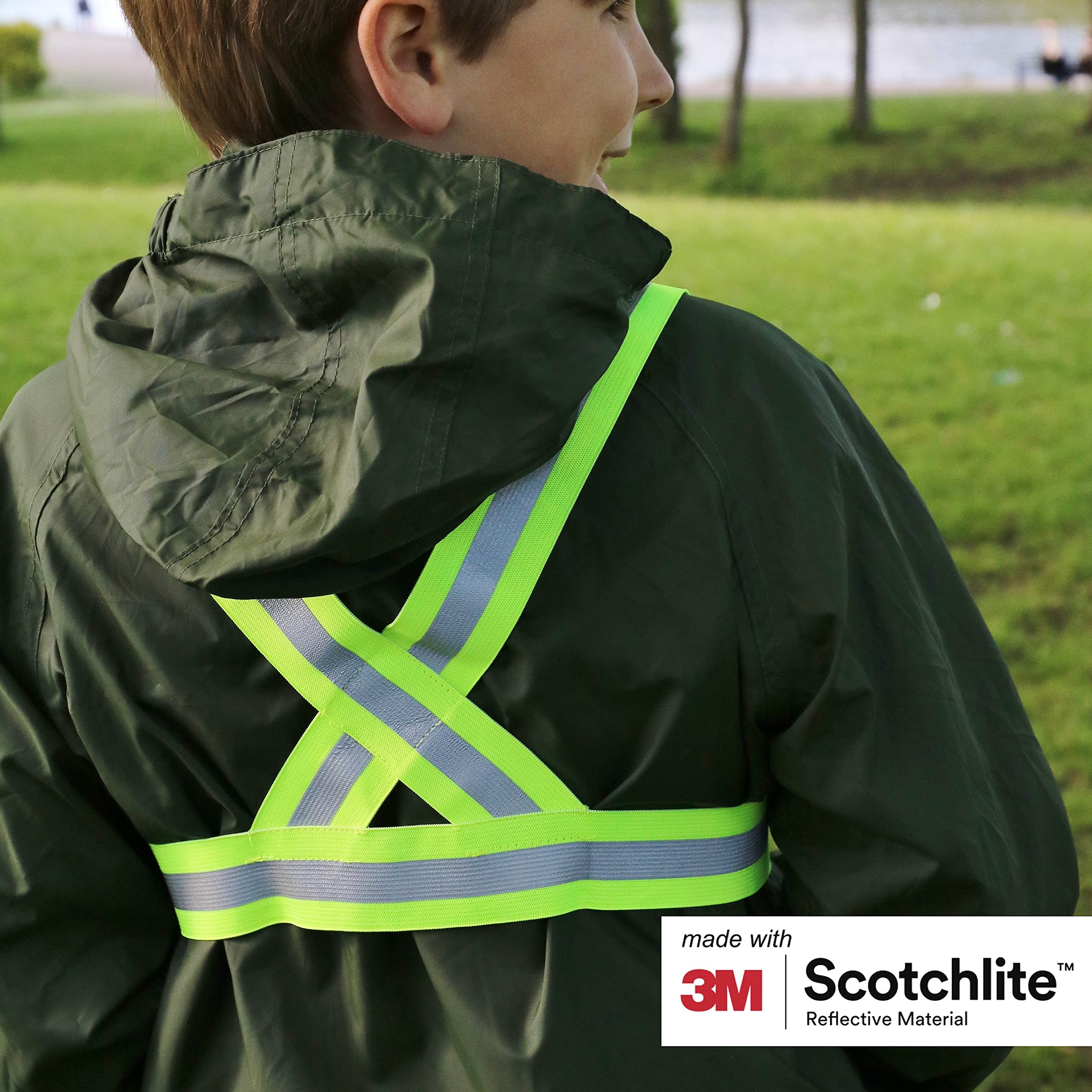 Snapklik.com : Salzmann Reflective Cross Belt Vest For Children Highly ...