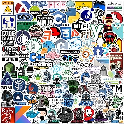 Amazon.com: 100 PCS Programming Stickers for Developers, Coders ...