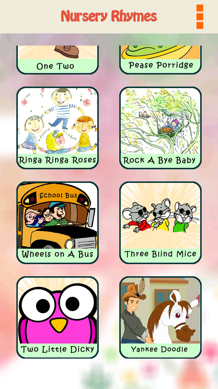 Aplicación Nursery Rhymes for Kids en Amazon Appstore