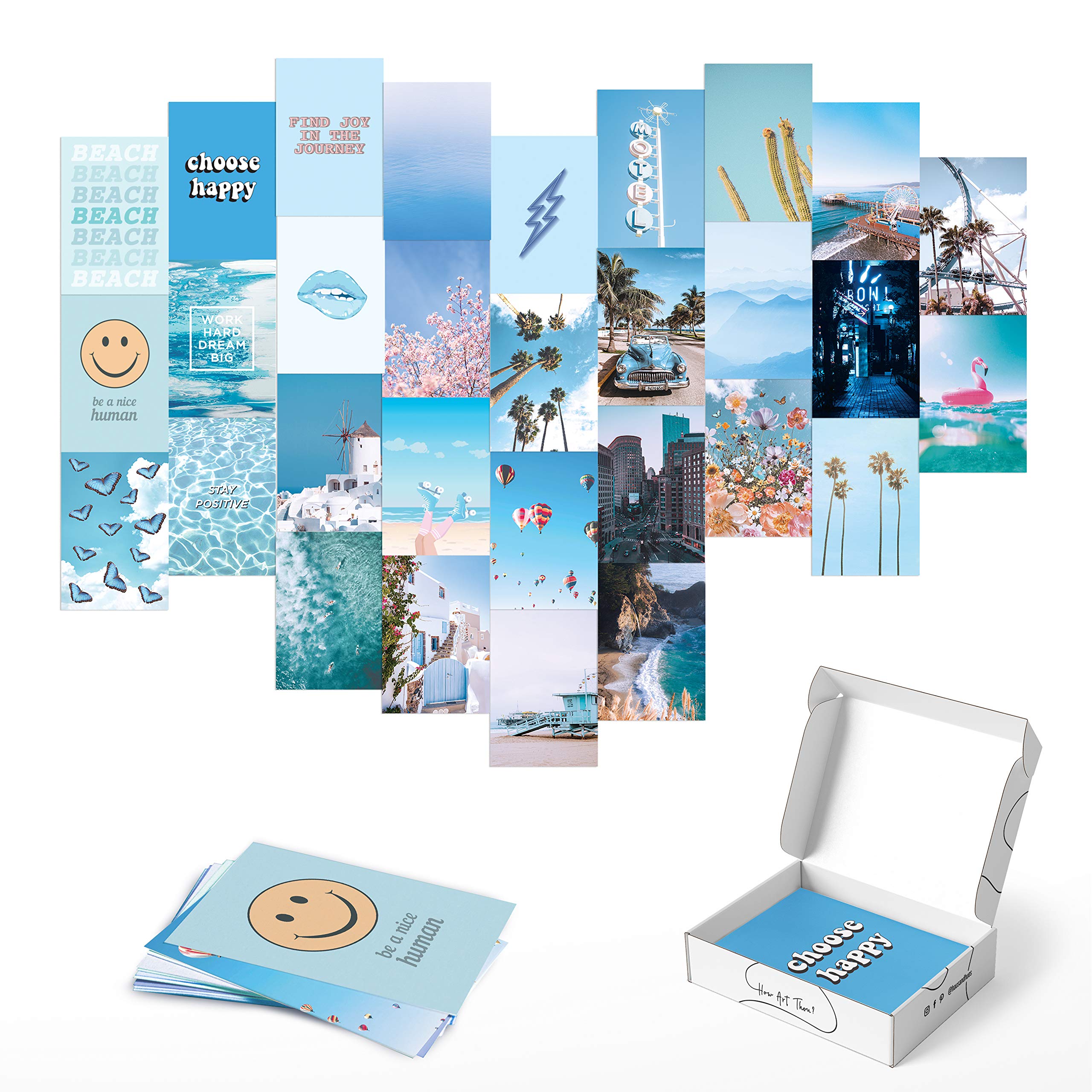 Buy Photo Collage Kit for Wall Aesthetic Décor - by Haus and Hues ...