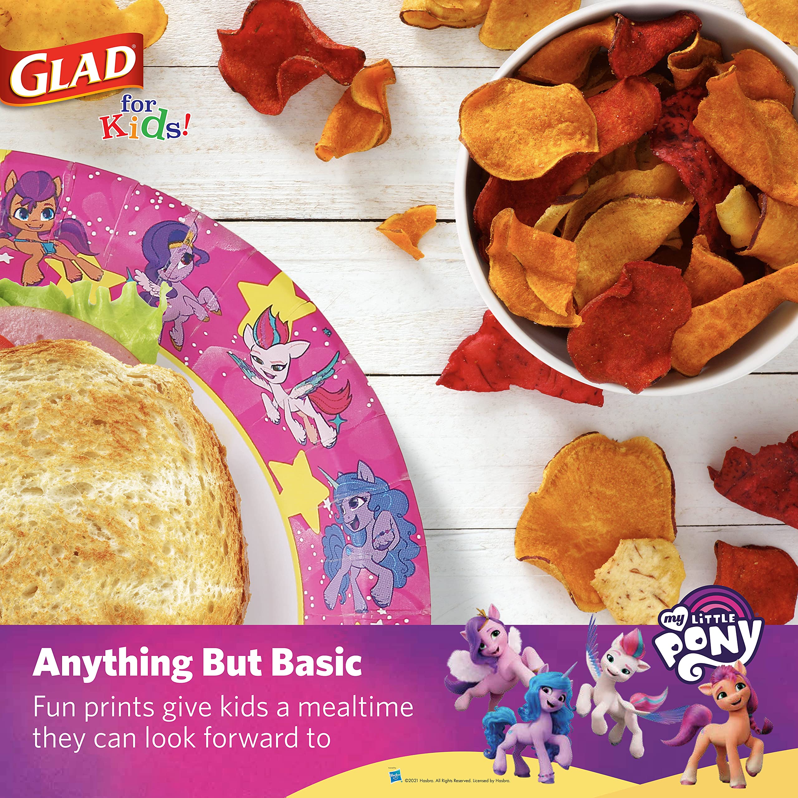 Snapklik.com : Glad For Kids My Little Pony Super Stars Kids Paper ...