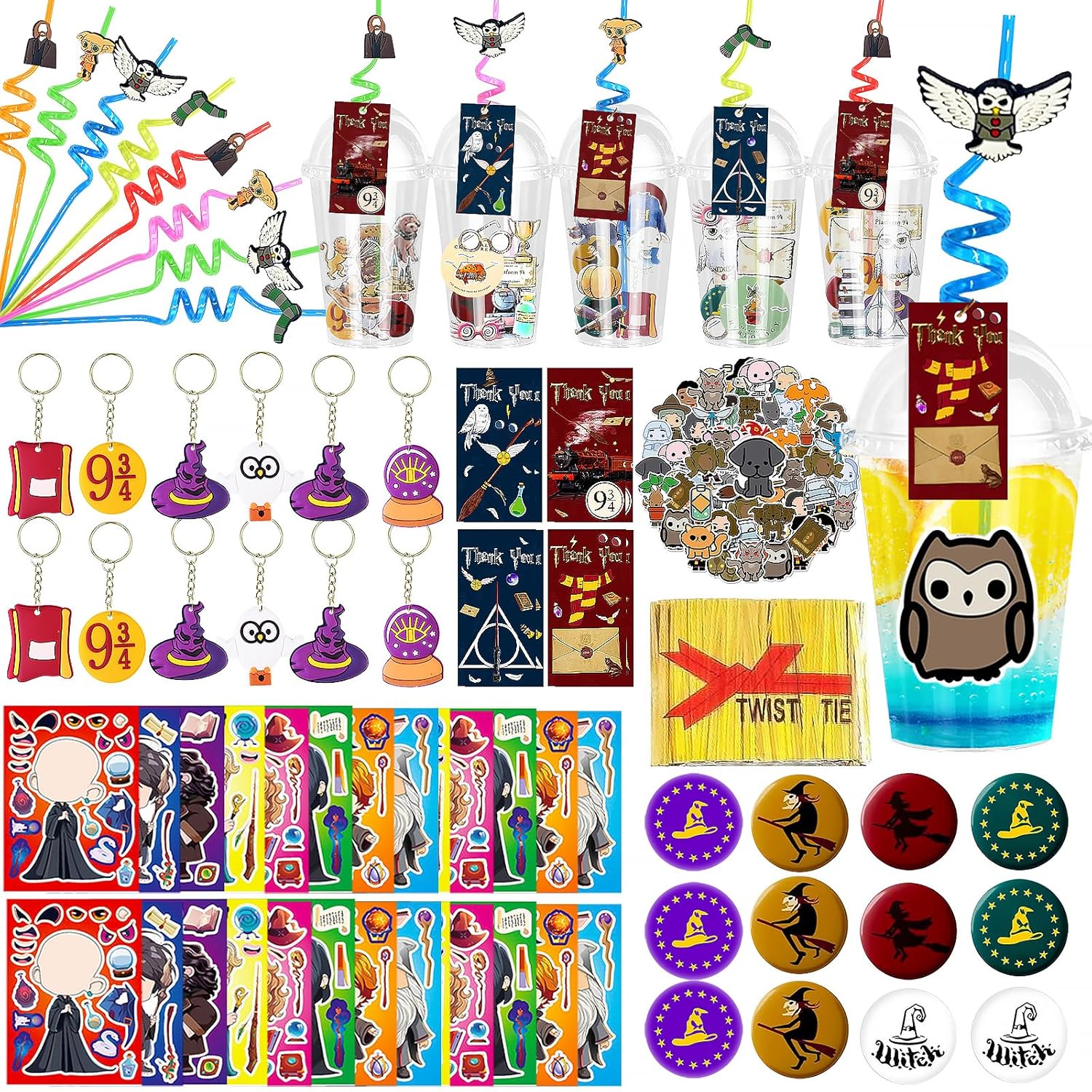 Amazon.com: YIIHMEI Magic Party Favors, 122 Pcs Wizard Party Favors ...