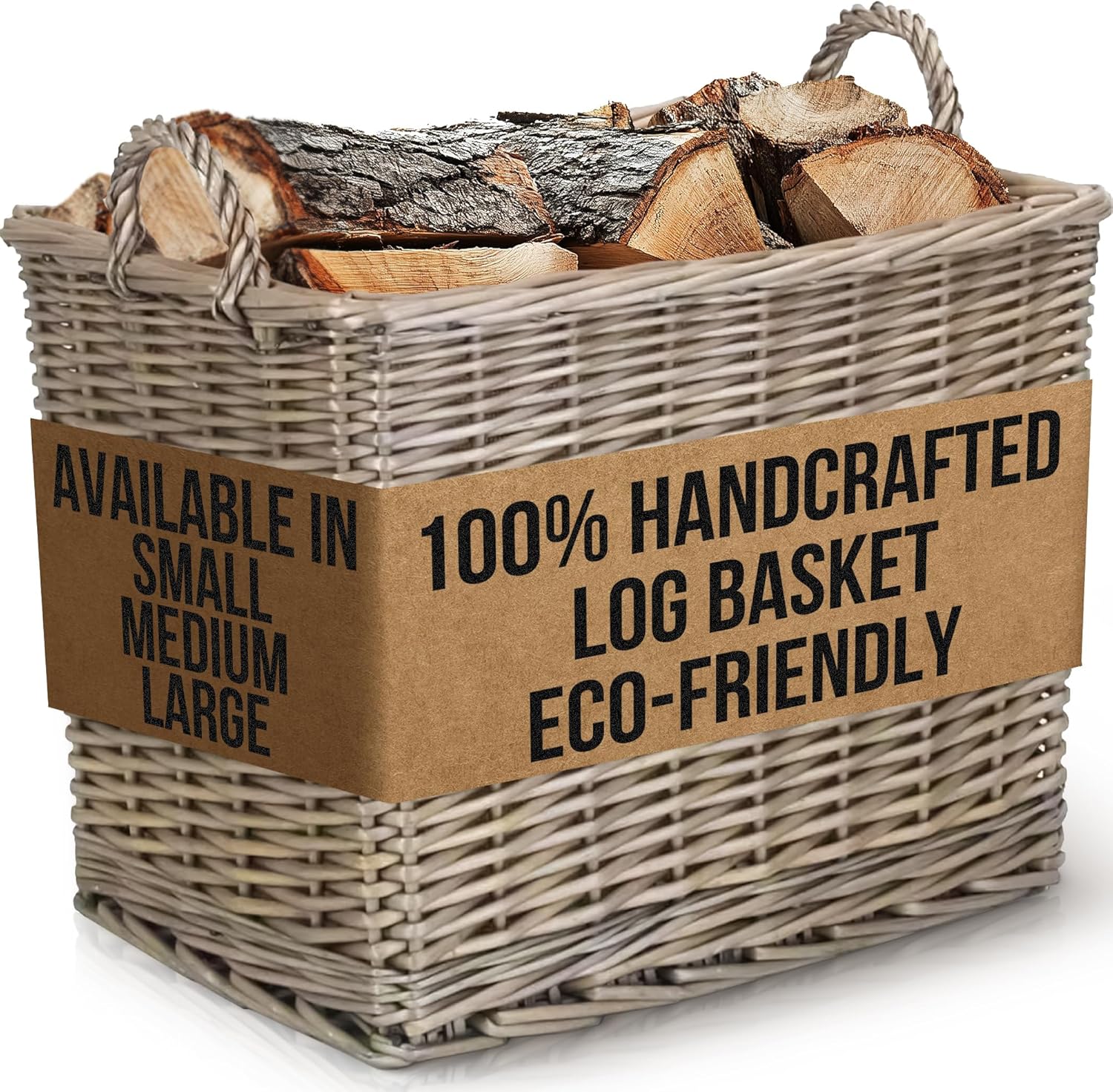 Vanilla Leisure - Log Basket Log Baskets For Wood Burner Indoor Large ...