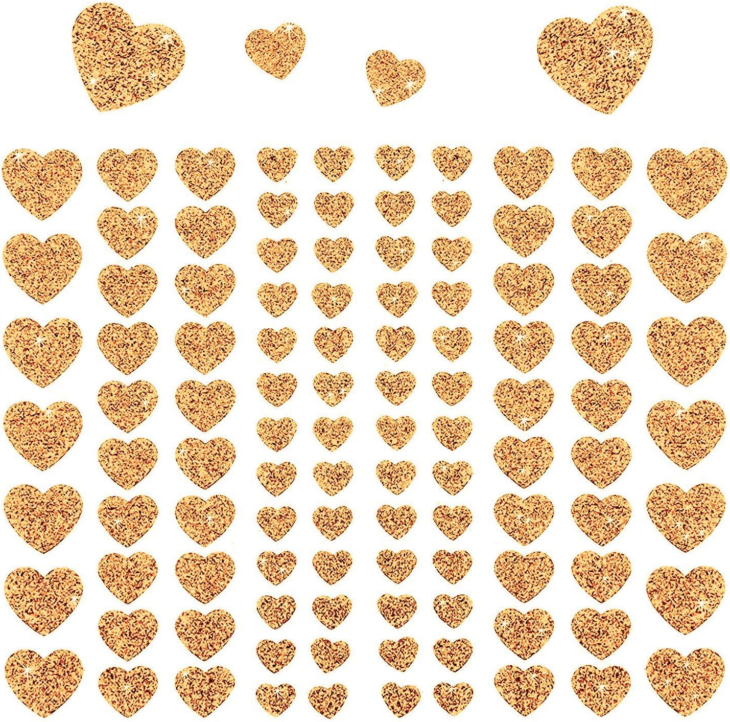 Oblique-Unique® 16 Stück Herz Sticker Strass Steine zum Verzieren oder ...