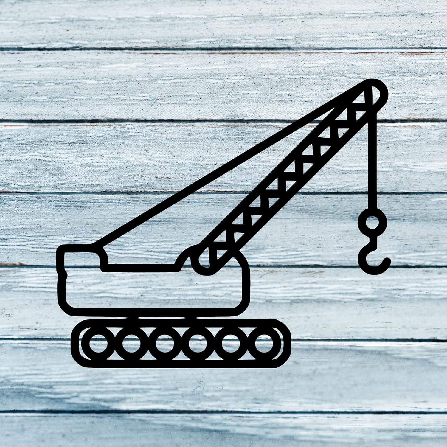 Amazon.com: Crane Wall Sticker - Hook Construction Building Crawler ...