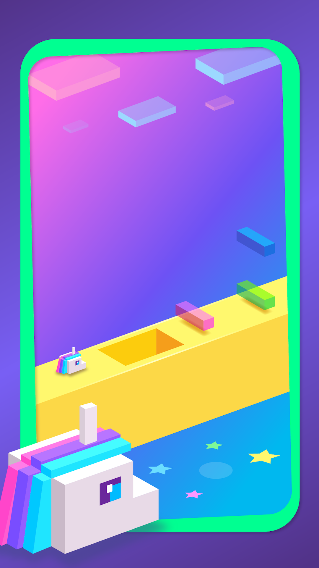 Frappy Unicorn: Jump in Rainbow Path - Trending games for free ( no ...