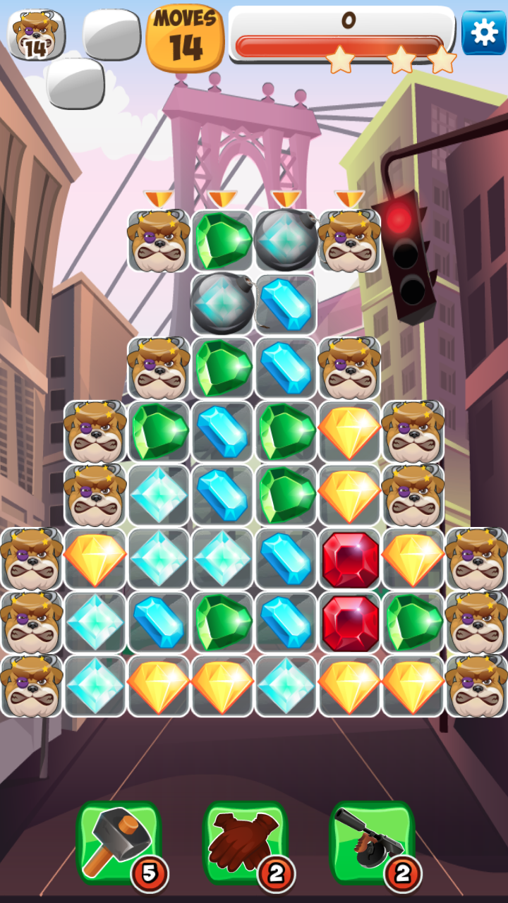 Jewels Detective Match 3 Games For Kids Free 3 in a row gems matching ...