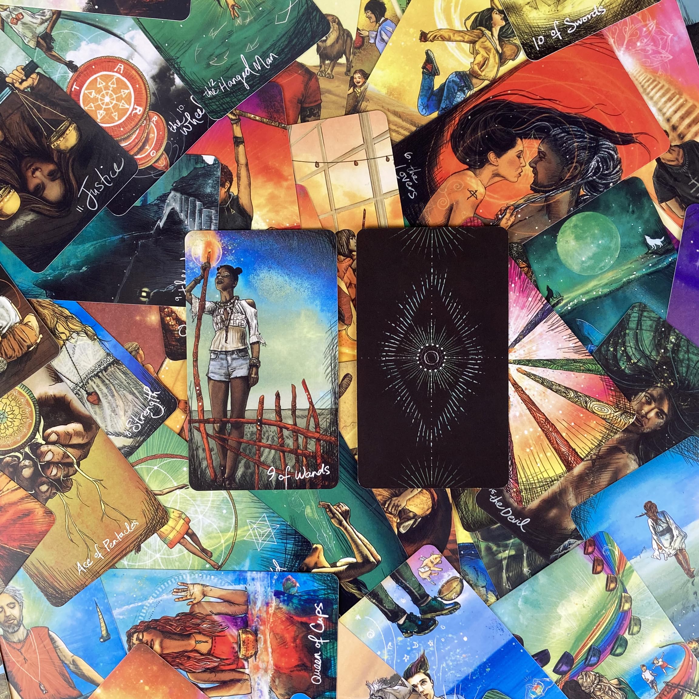 Snapklik.com : Aumtok The Light Seers Oracle Cards Miniature Version