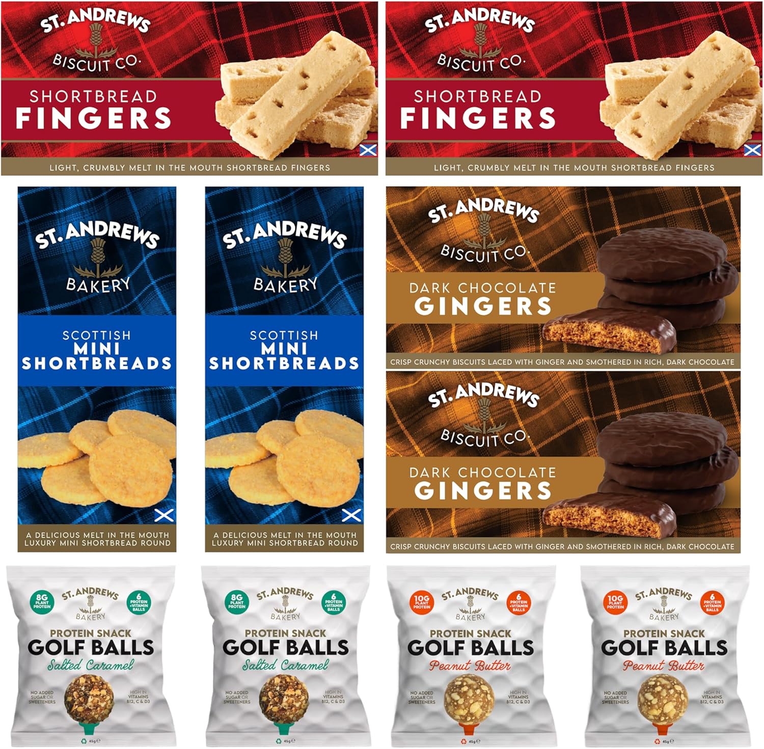 St. Andrews Bakery Ultimate Biscuit Variety Snack Box with 10 Delicious ...