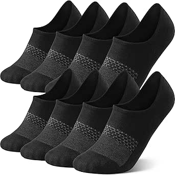 Amazon.com: CS CELERSPORT 4/8 Pairs No Show Socks Womens and Mens ...
