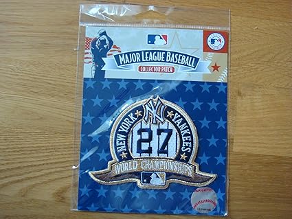 Amazon.com : MLB New York Yankees 27th Championship Collectible Patch ...