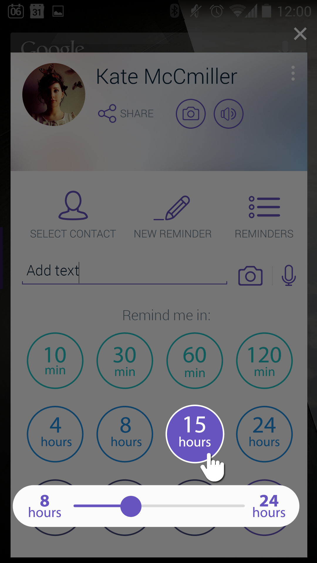 Aplicación ClickMe - Reminder in a click en Amazon Appstore